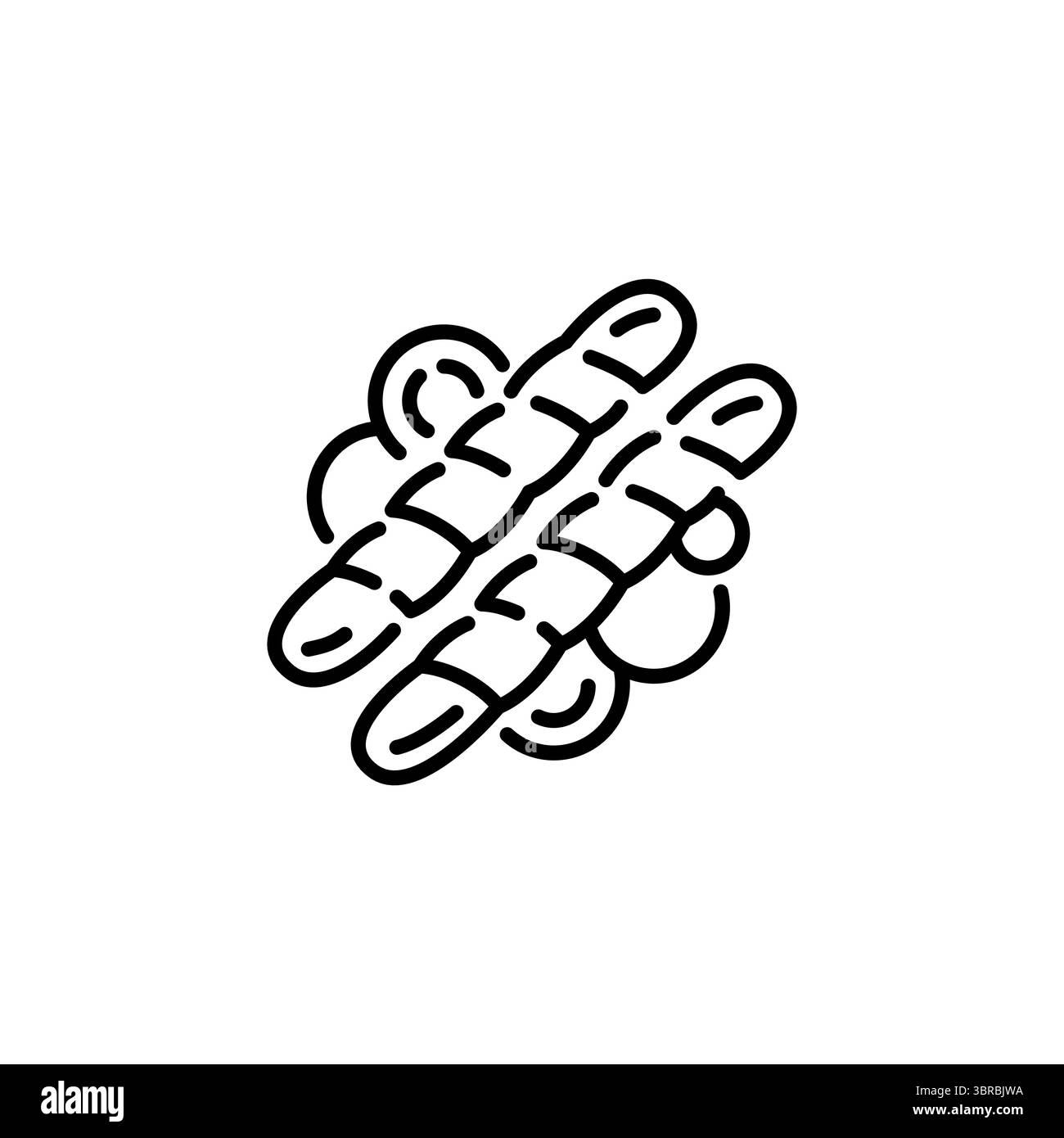 Pepper skewer Stock Vector Images - Alamy