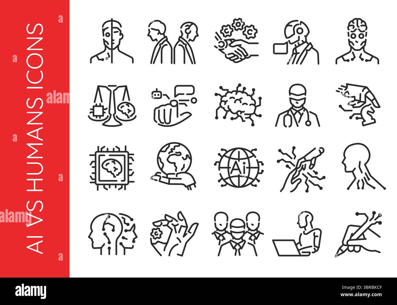 Human brain vs ai hi-res stock photography and images - Alamy