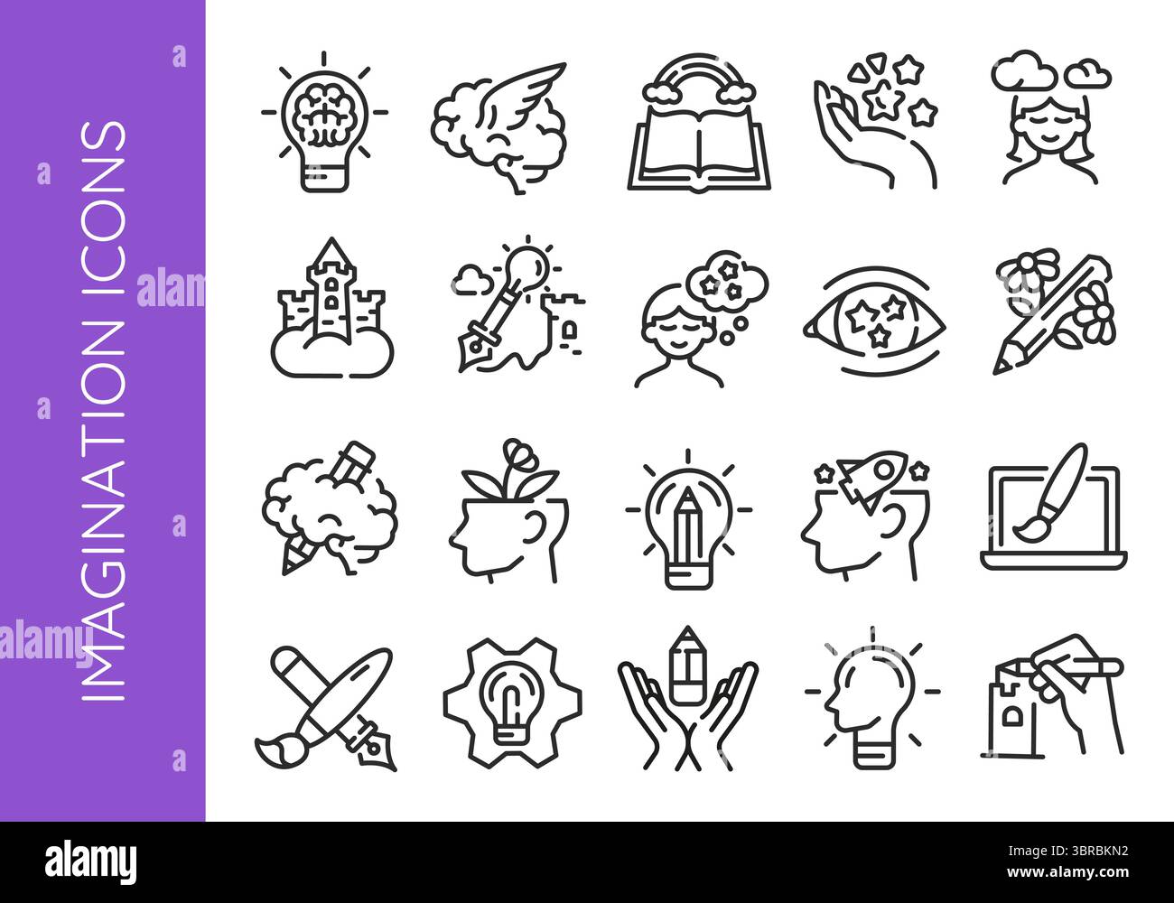 Digital imagination art Stock Vector Images - Alamy