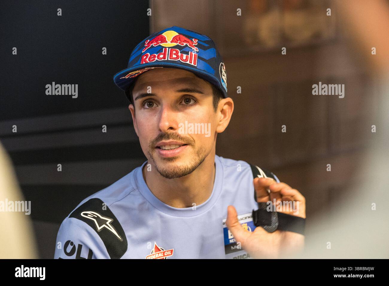 Alex Marquez (ESP, BK8 Gresini Racing MotoGP, #73), Portrait, Gestik ...