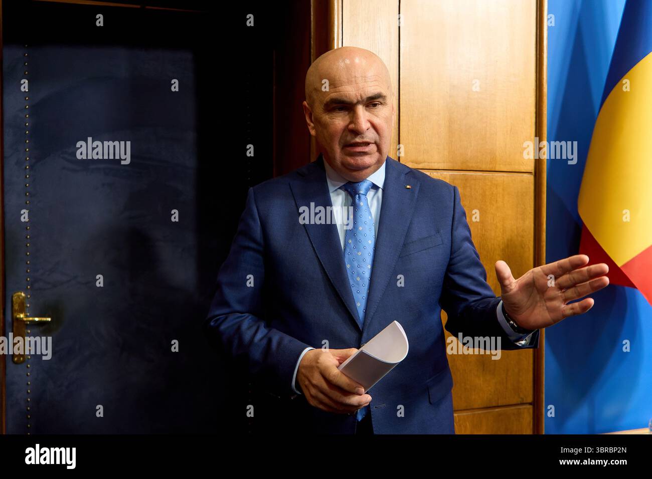Bucharest, Romania. 11th July, 2025: Ilie Bolojan, the Prime Minister ...