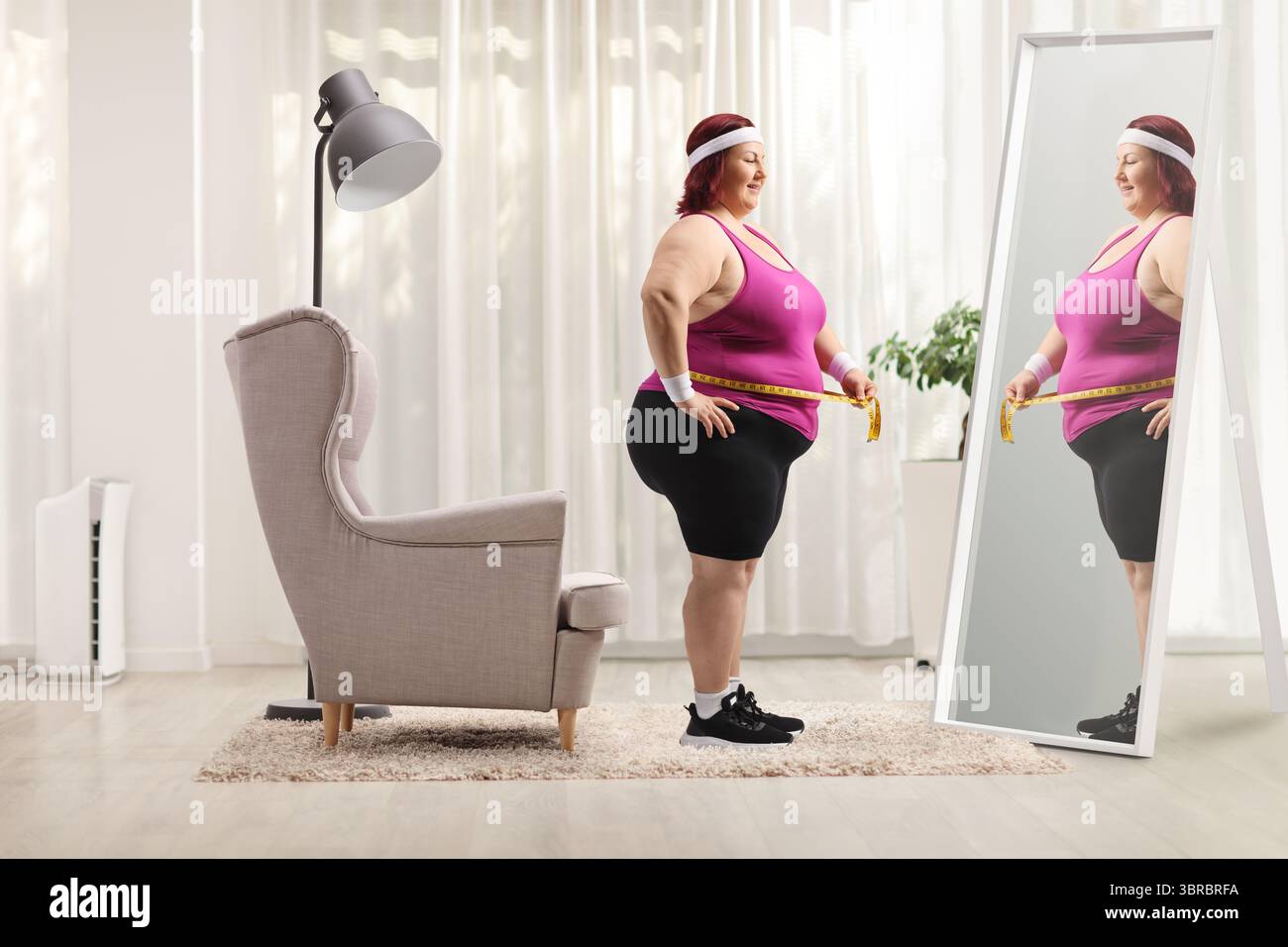 Plus size female measure hi-res stock photography and images - Alamy