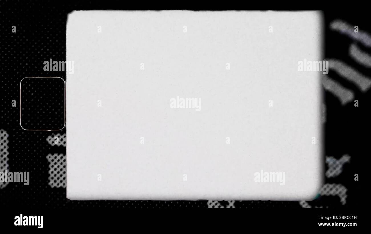 Retro vintage effect damaged film frame overlay. Glitch overlay Stock ...