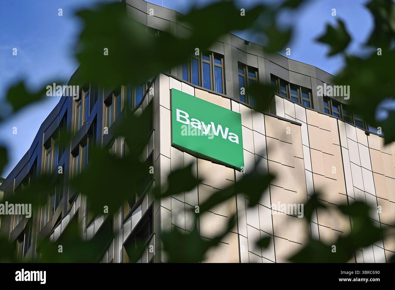 Agricultural company BayWa. BayWa lettering, logo, emblem, company ...