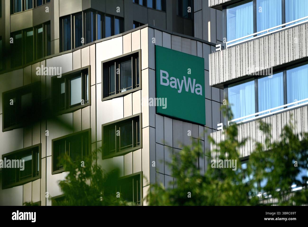 Agricultural company BayWa. BayWa lettering, logo, emblem, company ...