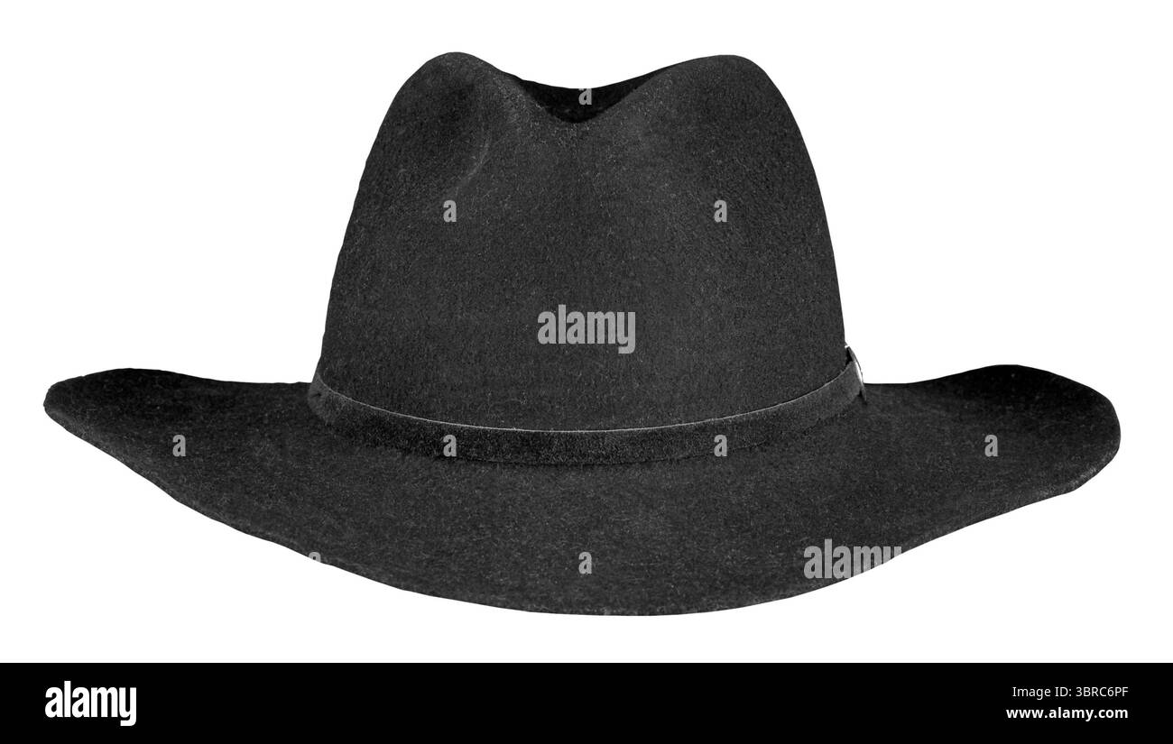 Old top hat isolated Black and White Stock Photos & Images - Alamy