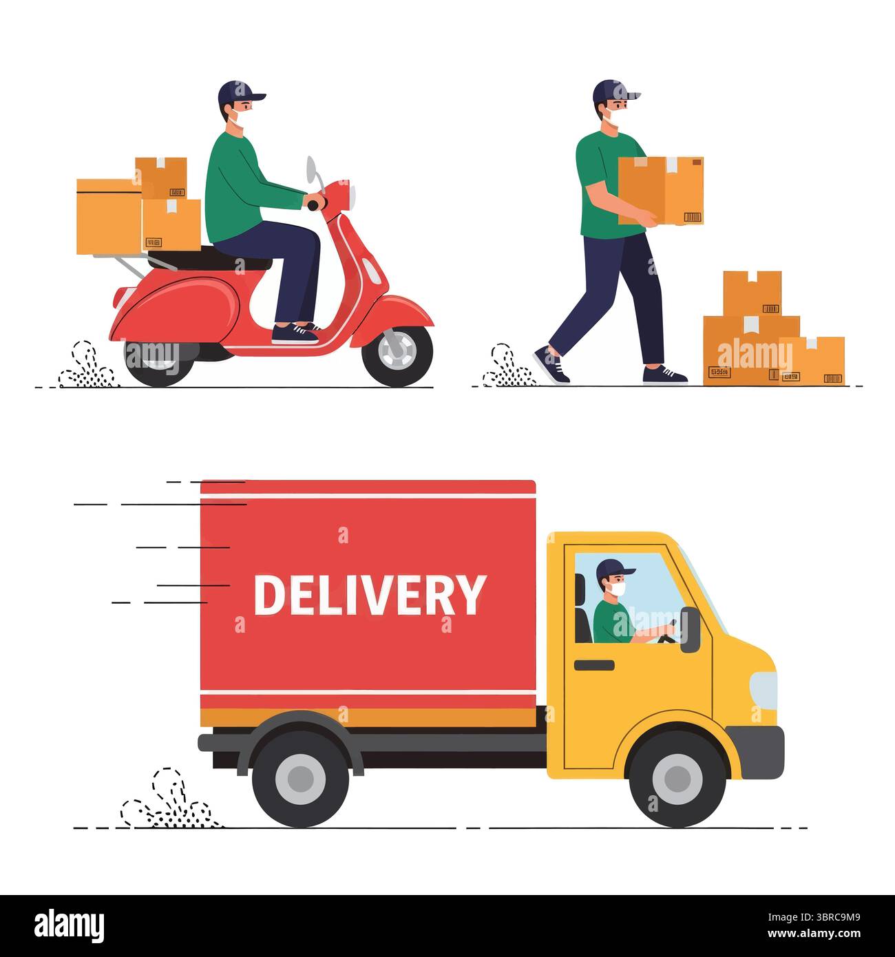 E cargo bike Cut Out Stock Images & Pictures - Alamy