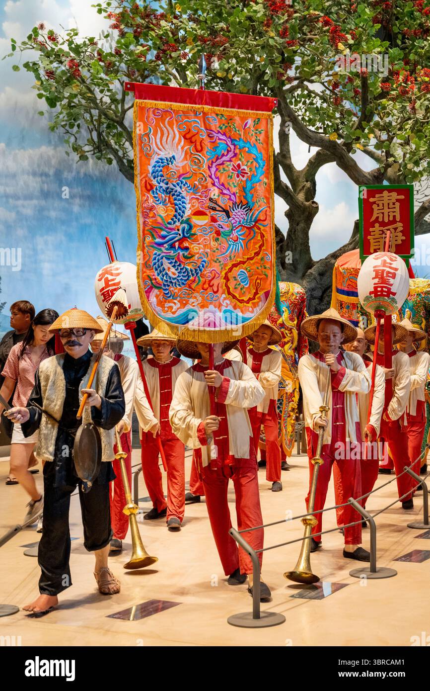 Tainan City, Taiwan – Jun 29 2025: Colorful life-size statues ...