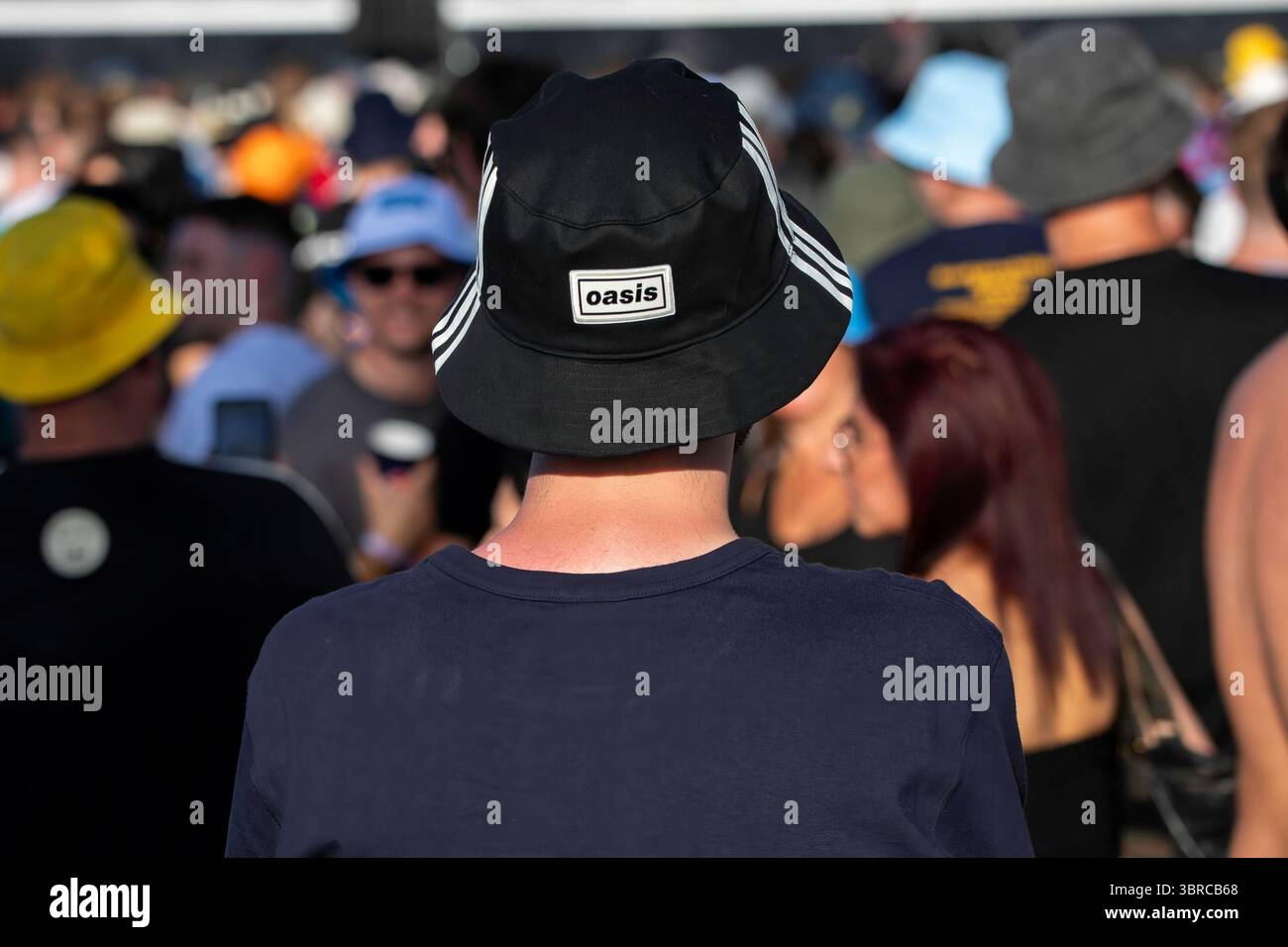 Manchester, England, 11th July, 2025. Oasis playing the first of five ...