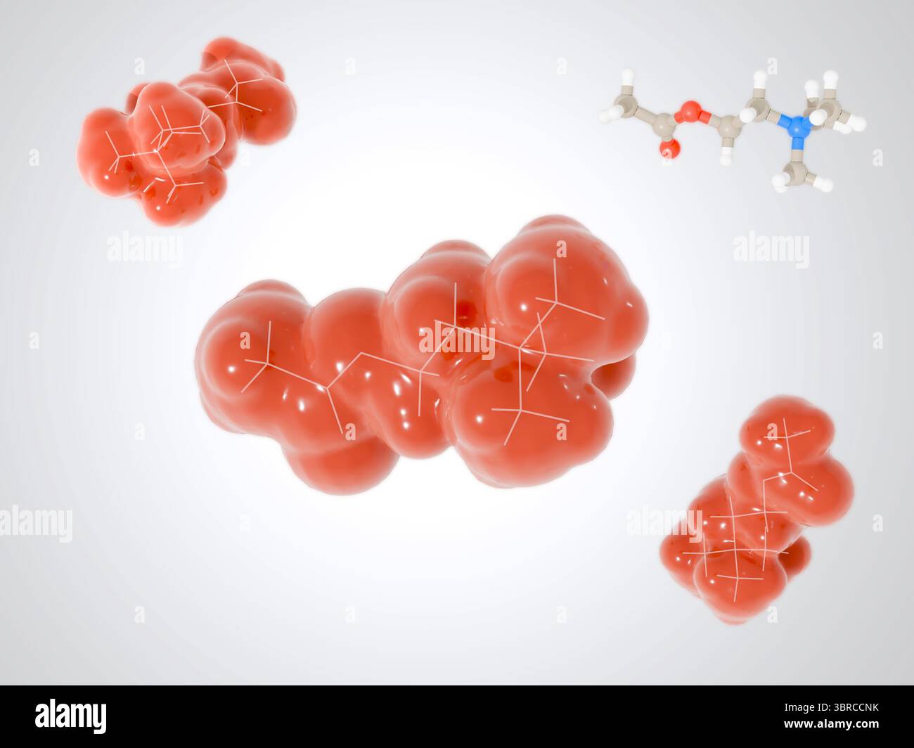 Acetylcholine molecules hi-res stock photography and images - Alamy