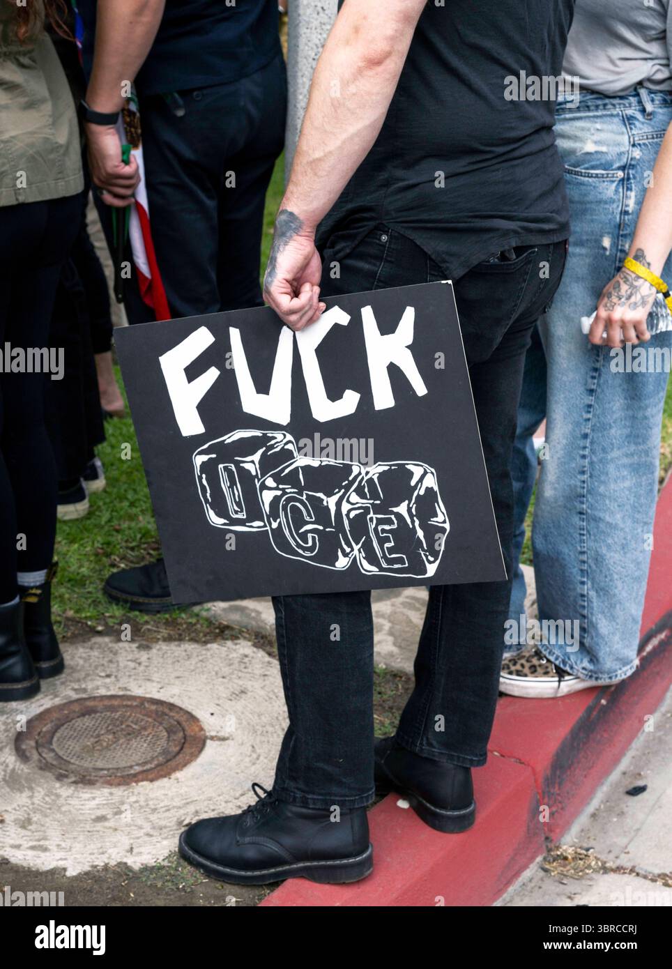 Oxnard, California, USA. 11th July, 2025. People gather at Oxnard City ...