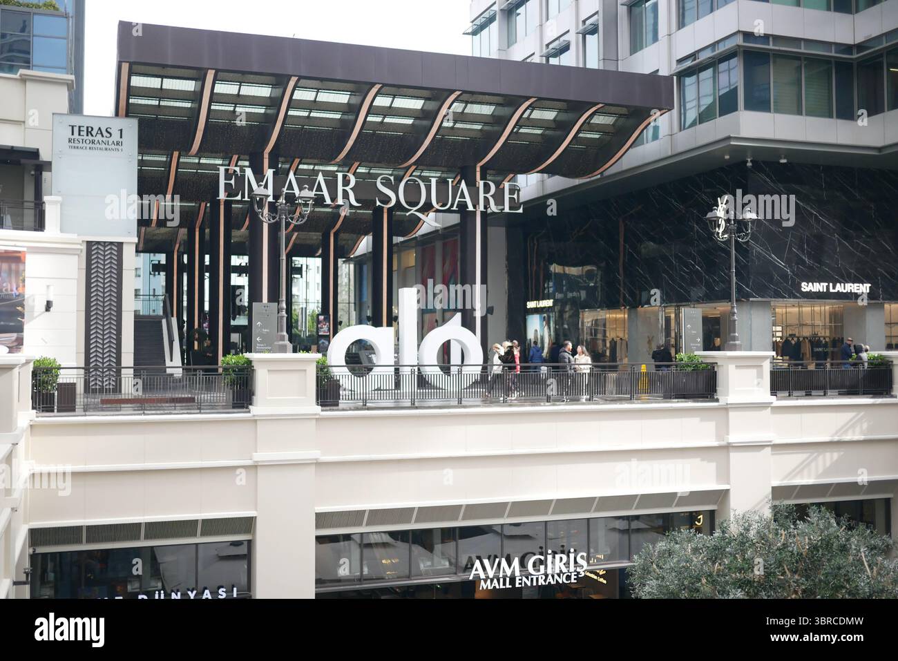 turkey istanbul 17 june 2025. Emaar Square bustling with shoppers and ...