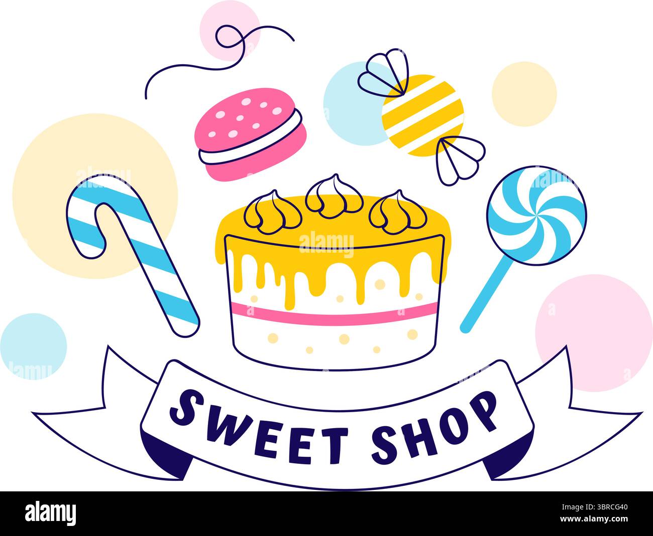Sweet chocolate sale in Stock Vector Images - Alamy