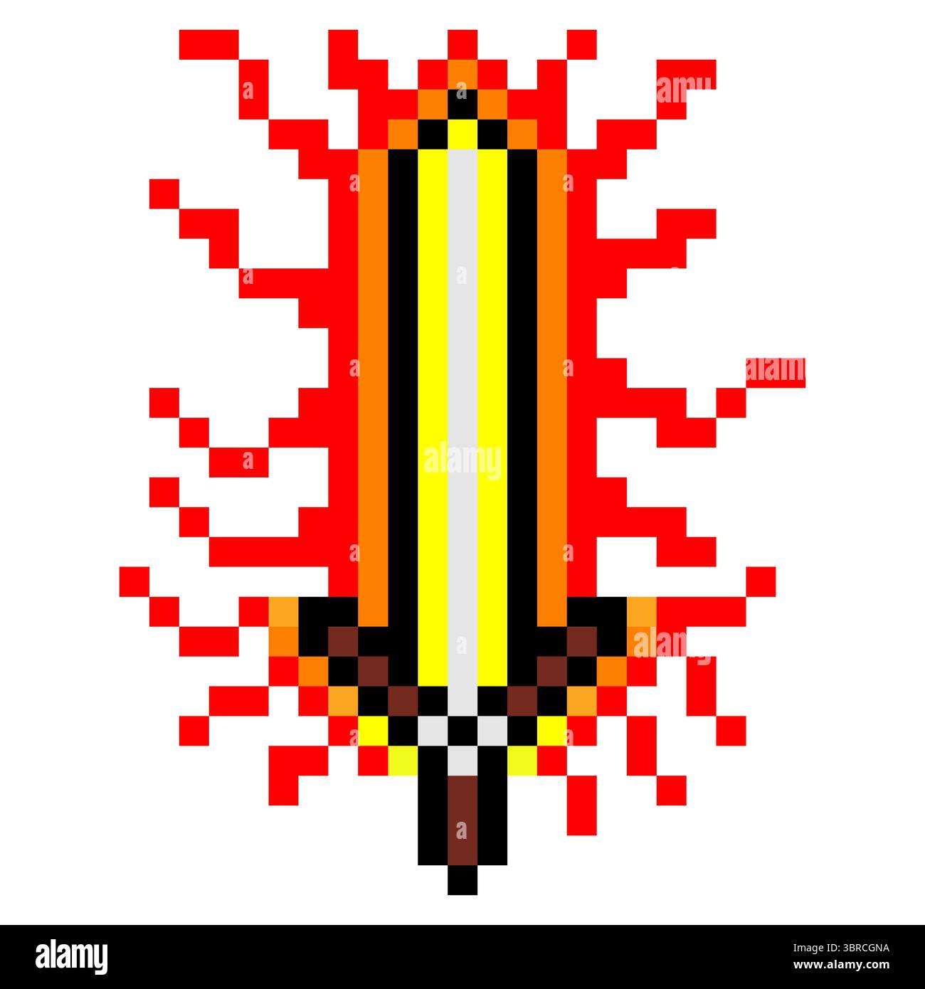 Animation pixel art cartoon gun hi-res stock photography and images - Alamy