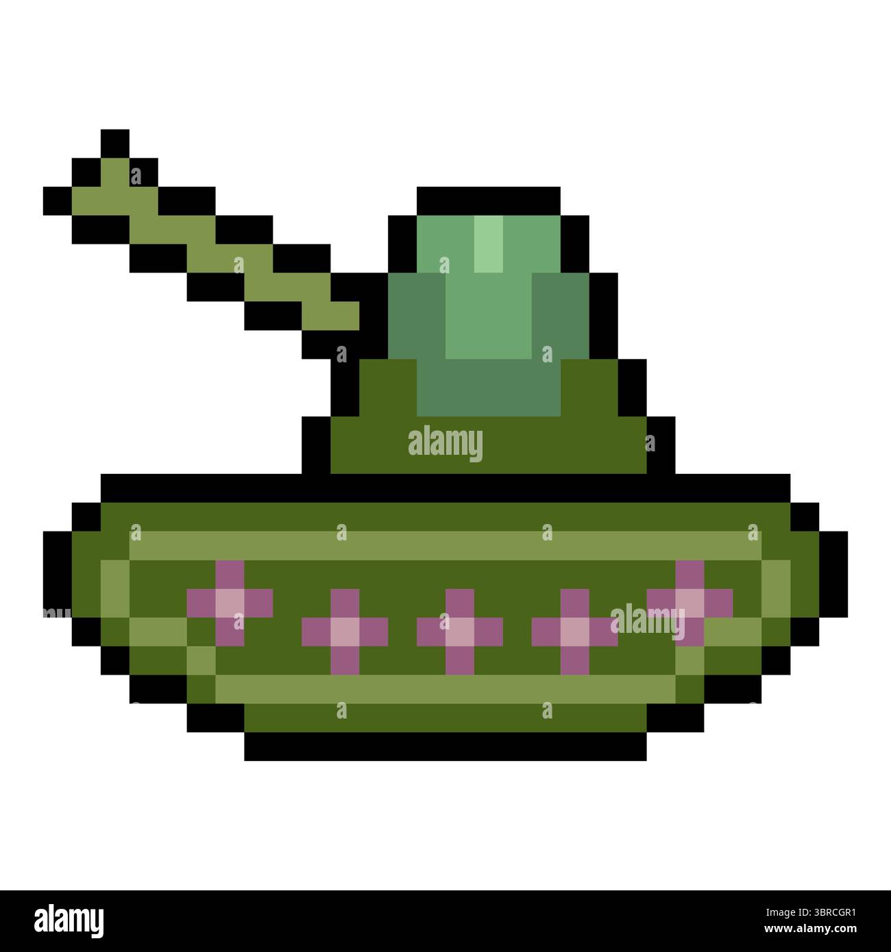 War machine armored tank in pixel art style Stock Vector Image & Art ...