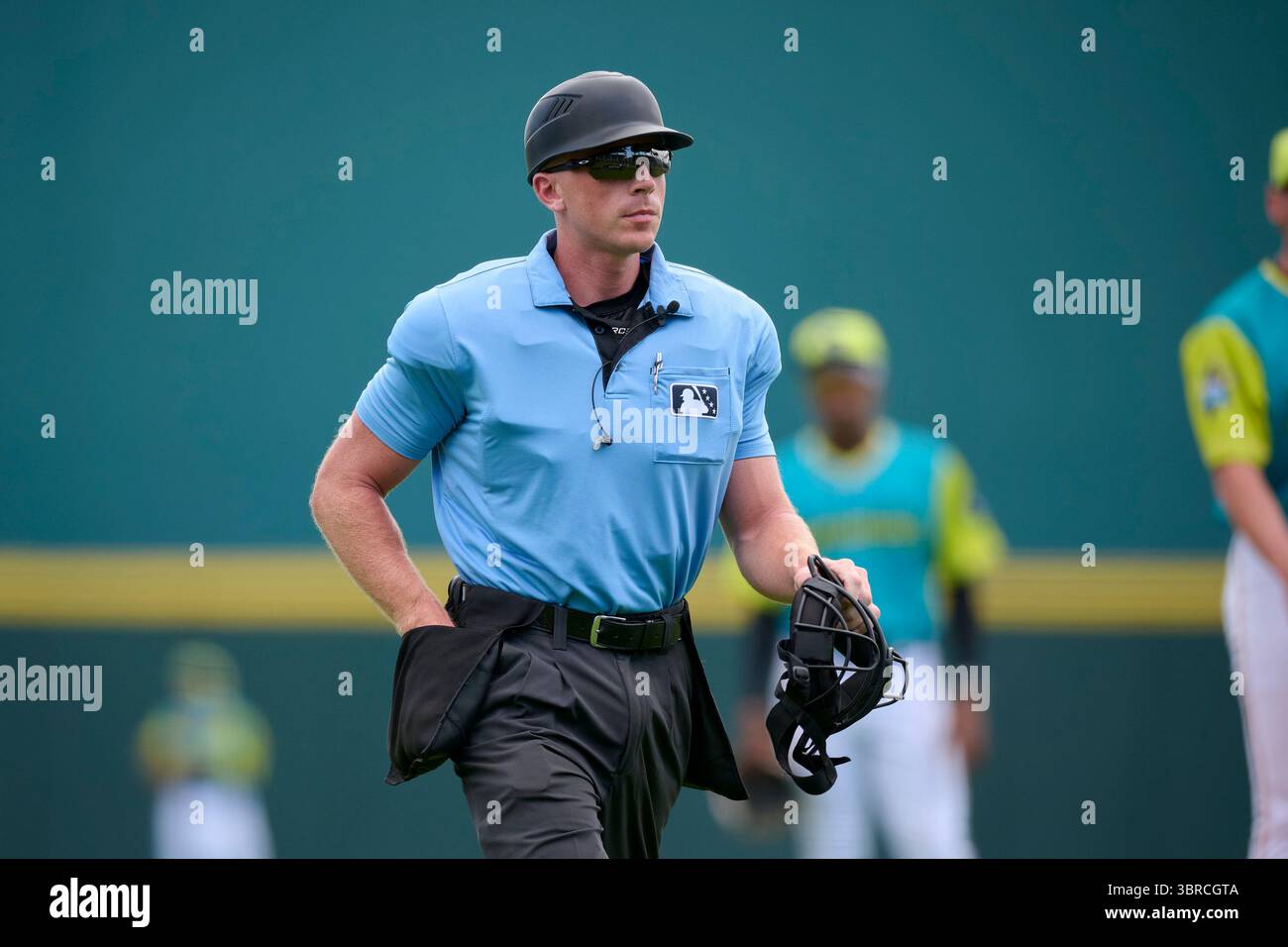 Umpire Bryce Bobeldyke during an MiLB Florida State League baseball ...
