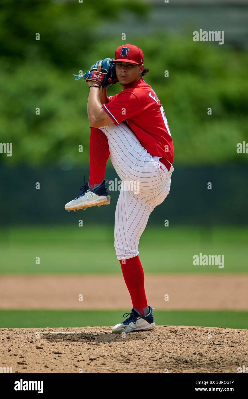 FCL Phillies pitcher Fernando Ramos (62) delivers a pitch during an ...