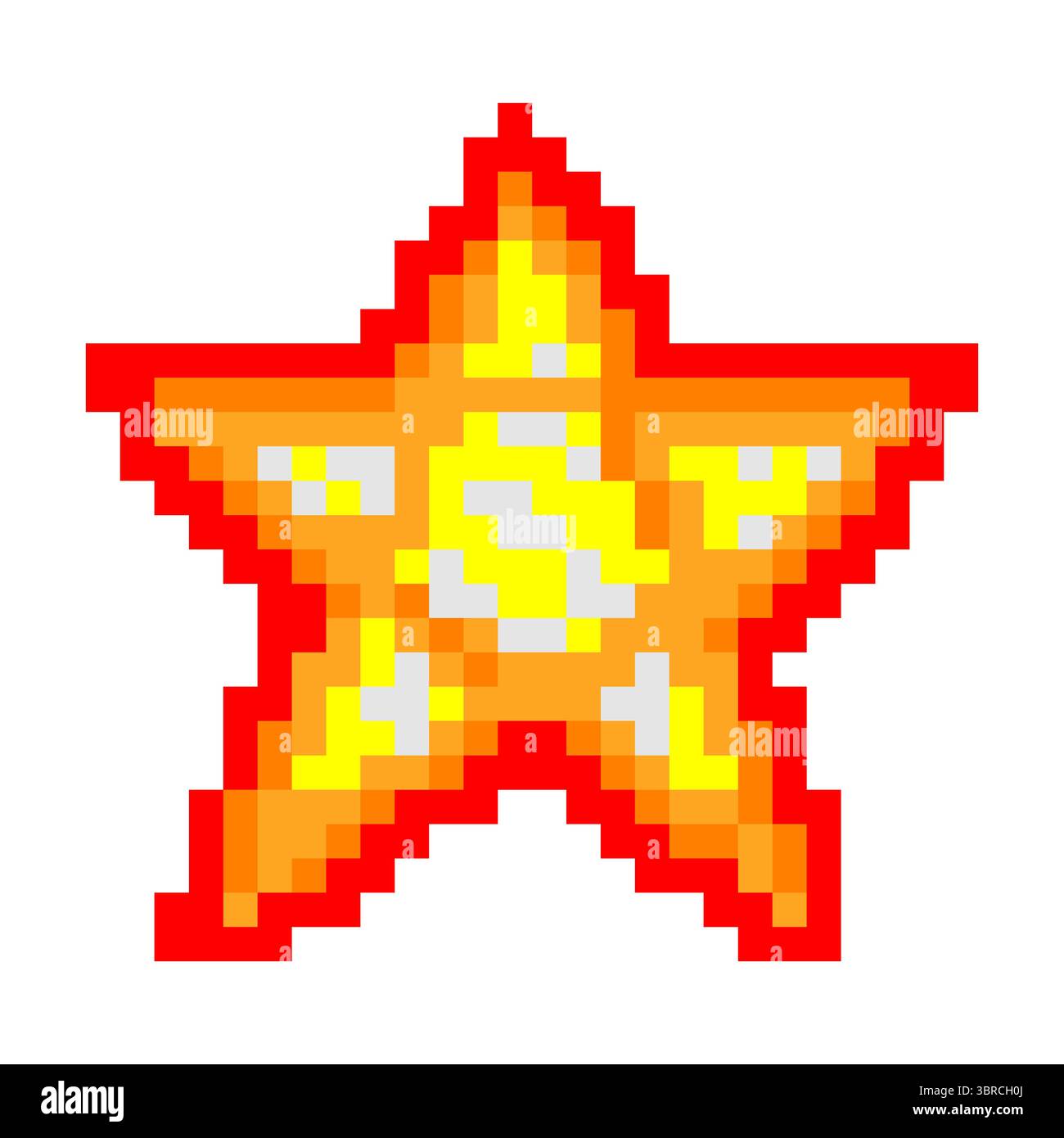 Star shape in pixel art style Stock Vector Image & Art - Alamy