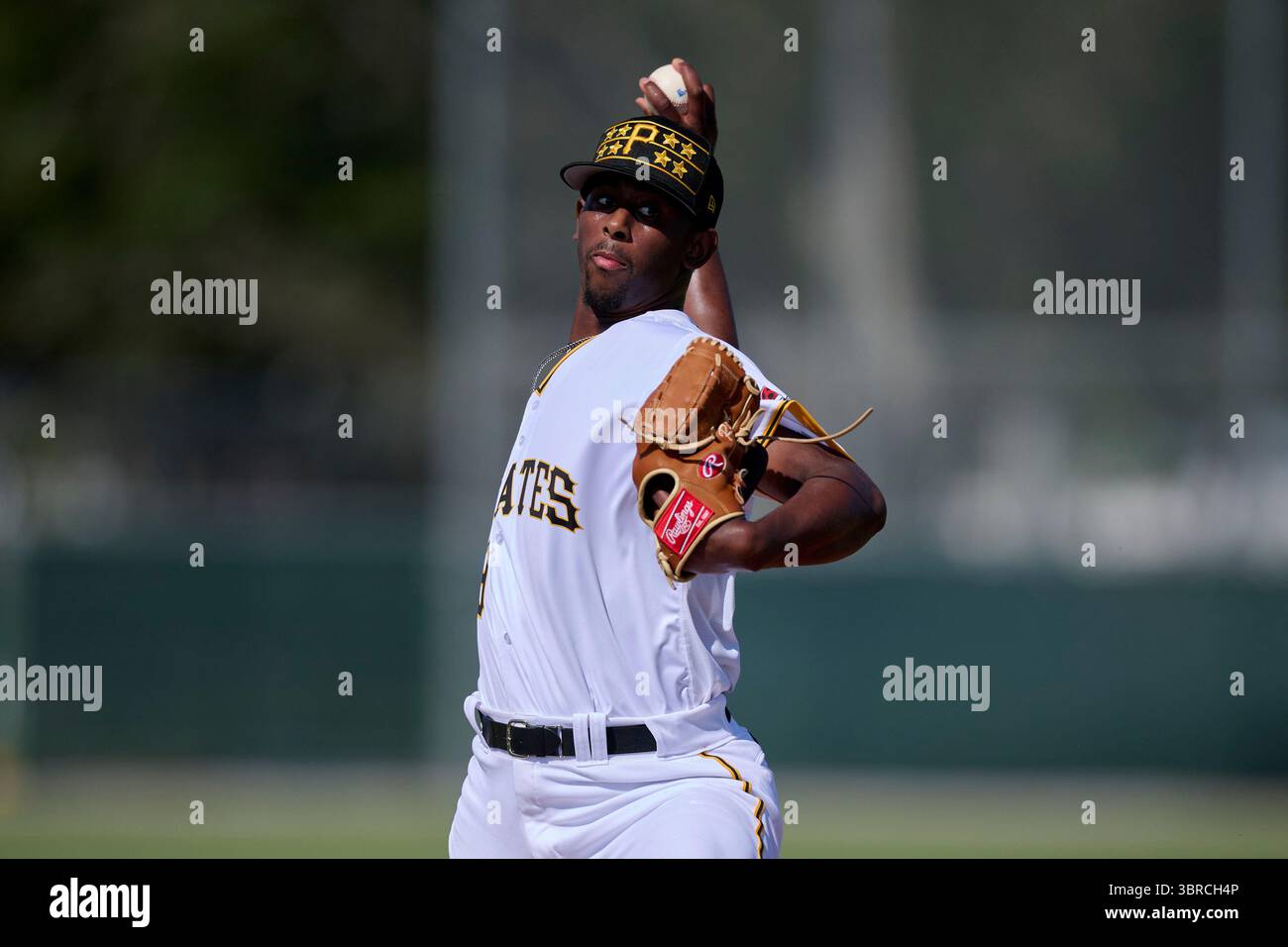 FCL Pirates pitcher Carlson Reed (59) during an MiLB Florida Complex ...