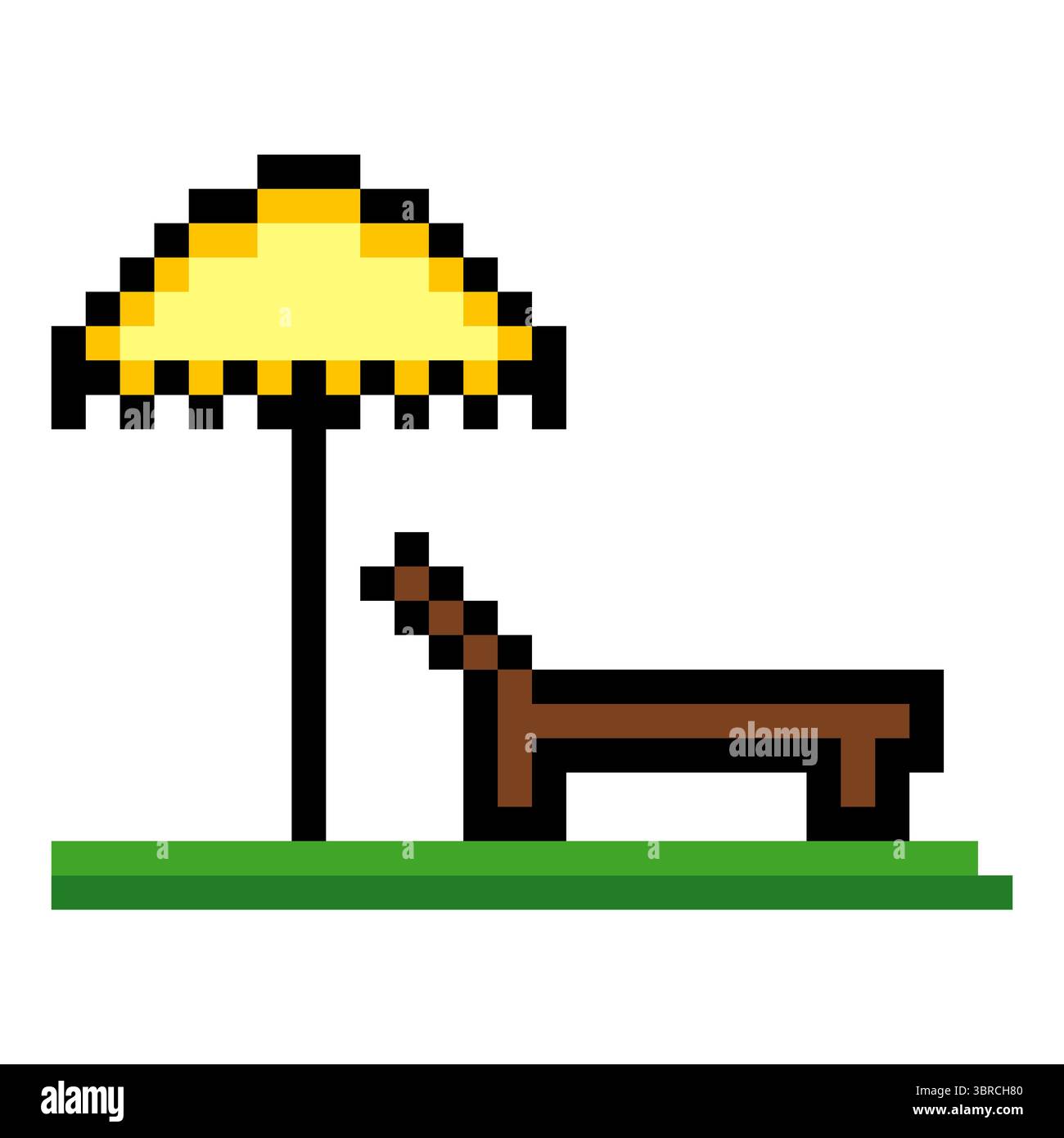 Pixel art sea Cut Out Stock Images & Pictures - Alamy