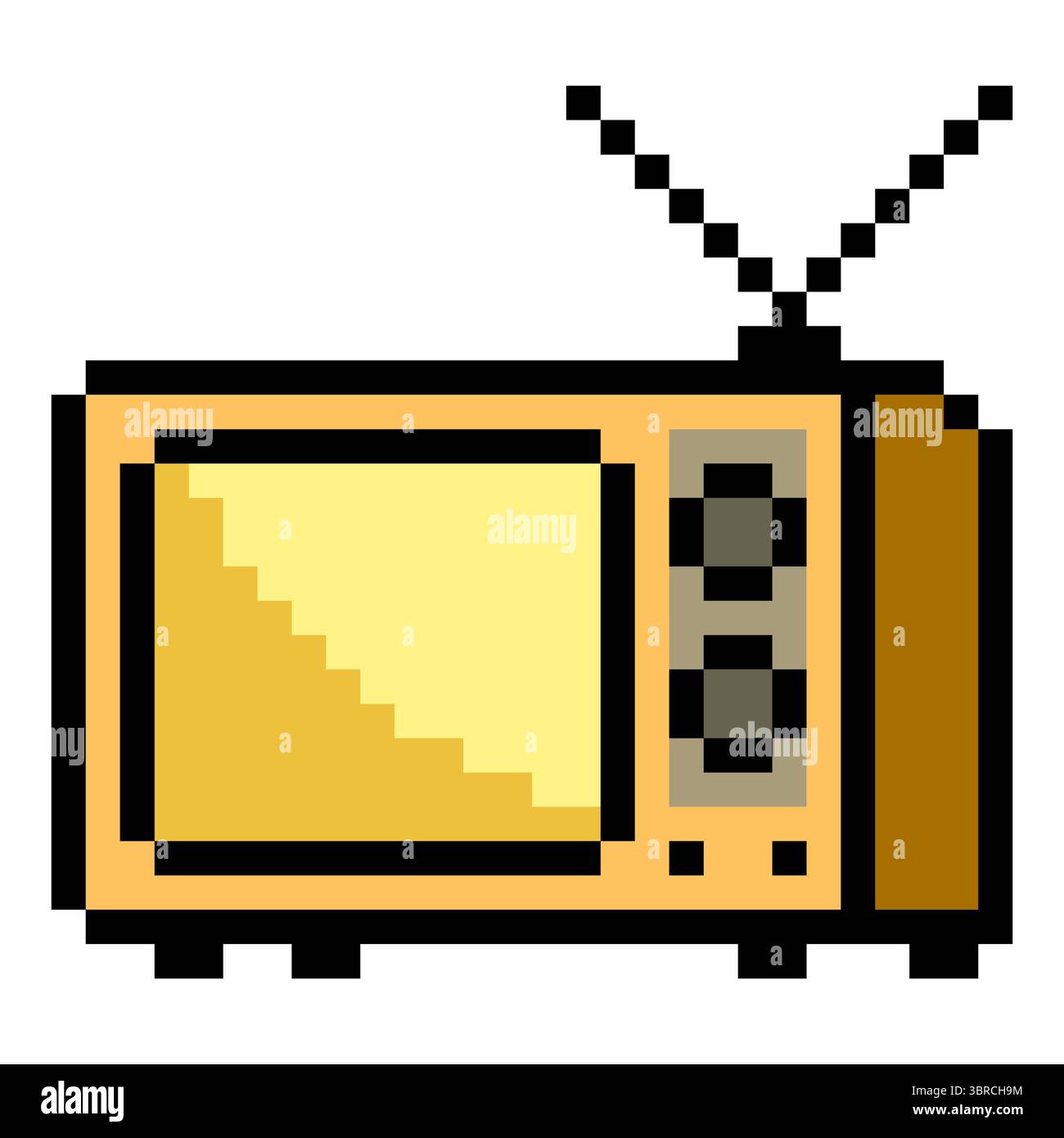 Old retro television in 8 bit pixel art style Stock Vector Image & Art ...