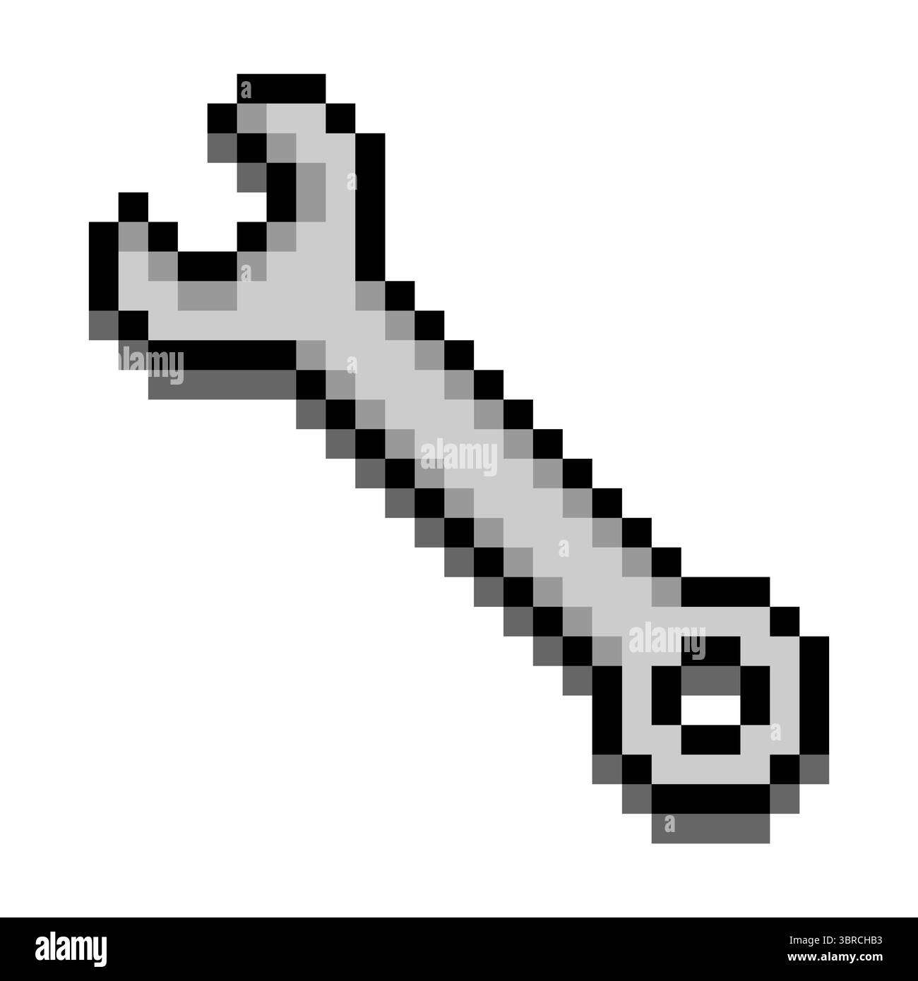 Repairman wrench key icon Cut Out Stock Images & Pictures - Alamy