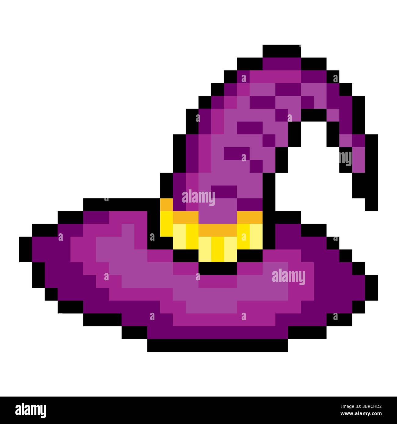 Witch hat in pixel art style Stock Vector Image & Art - Alamy