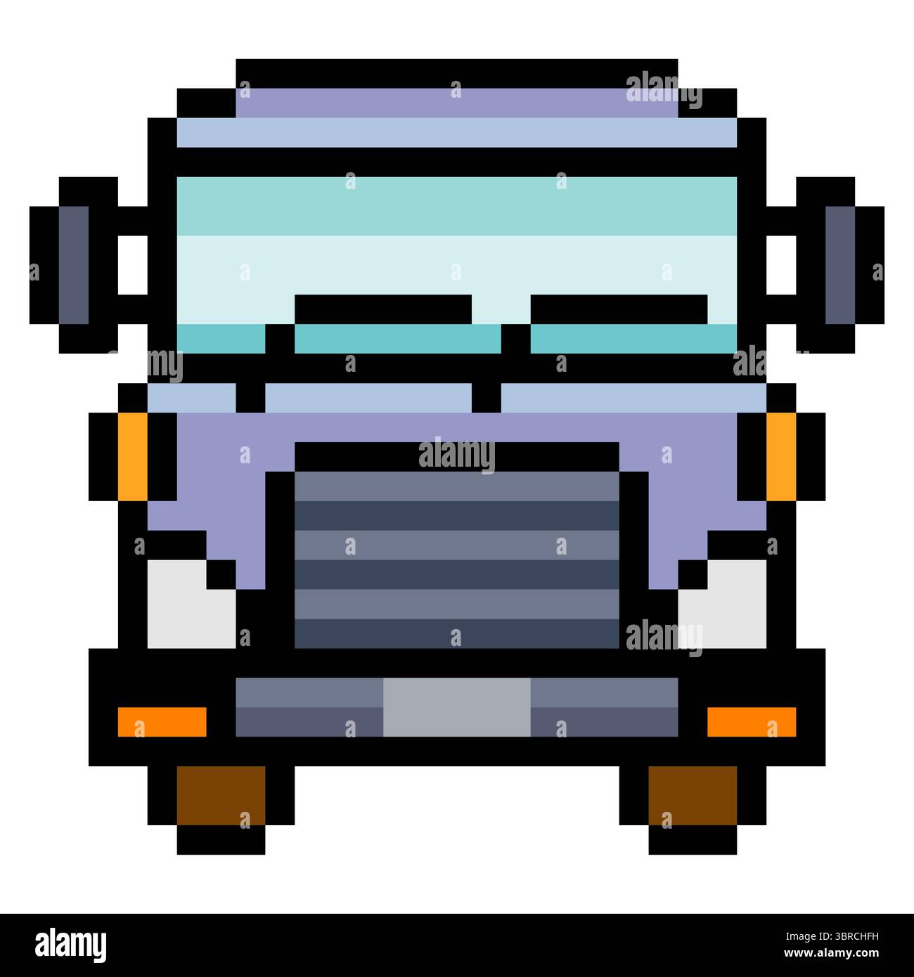 Truck front view pixel art Stock Vector Image & Art - Alamy