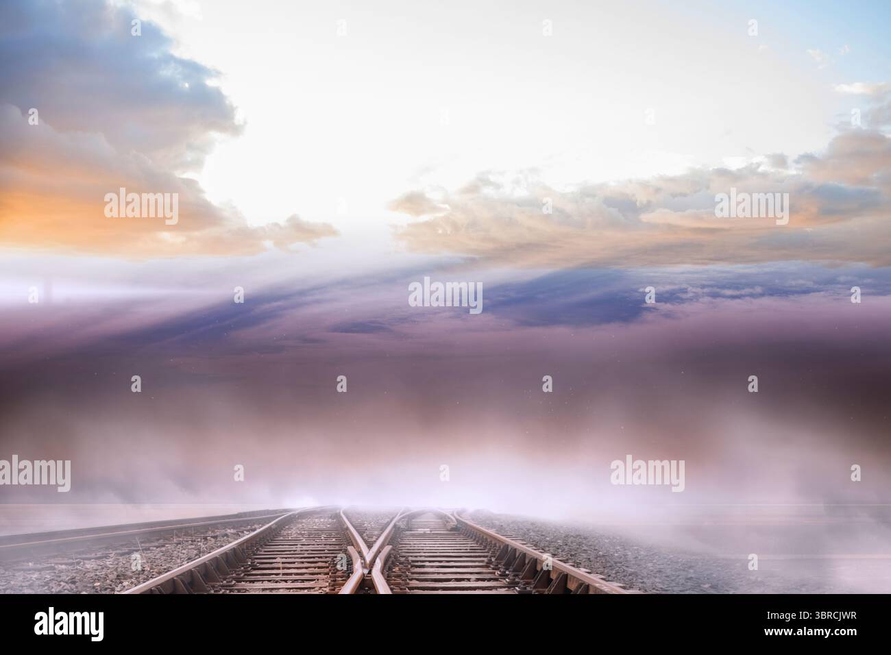 Misty train hi-res stock photography and images - Alamy