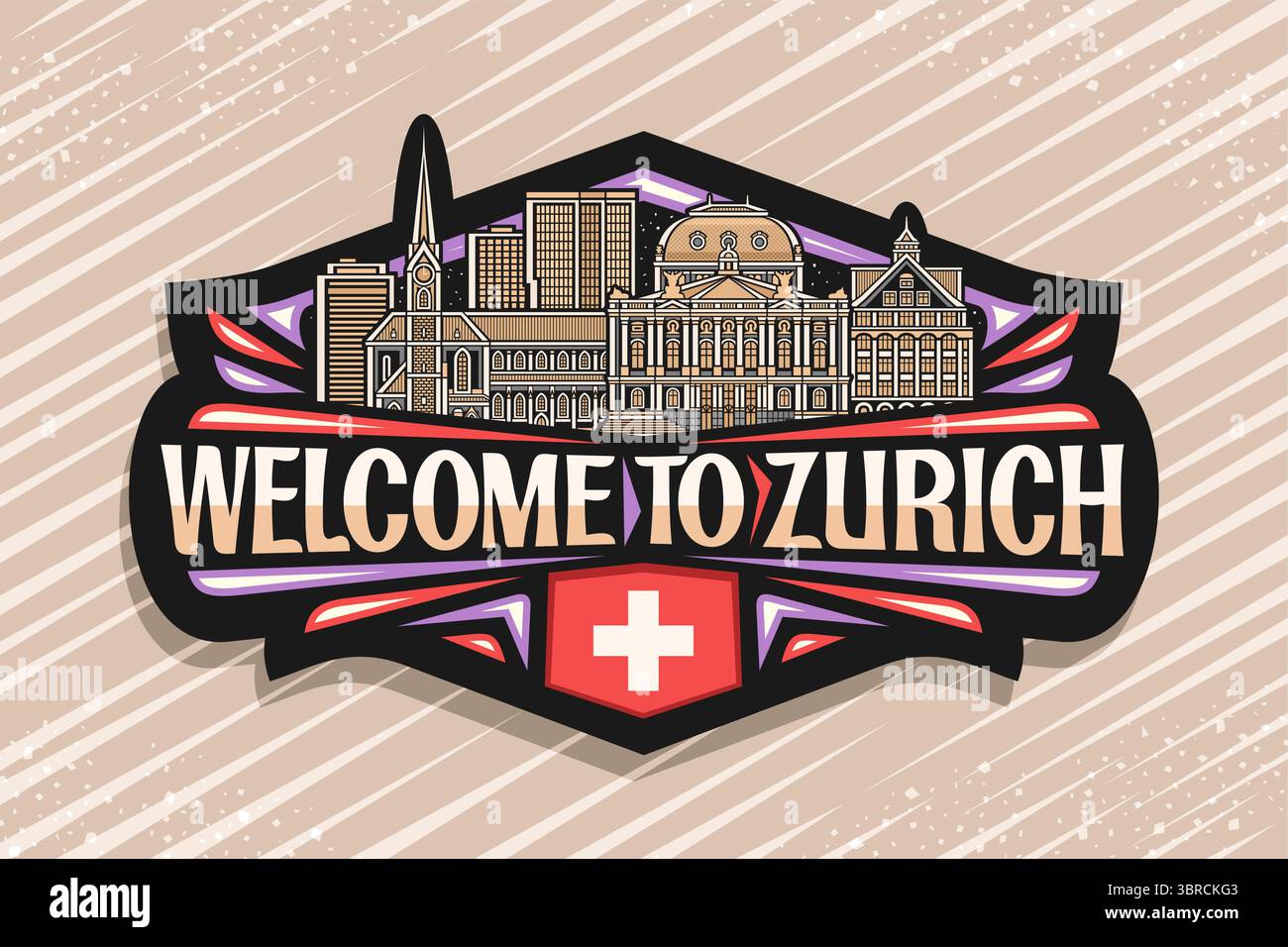 Welcome to zurich logo Stock Vector Images - Alamy