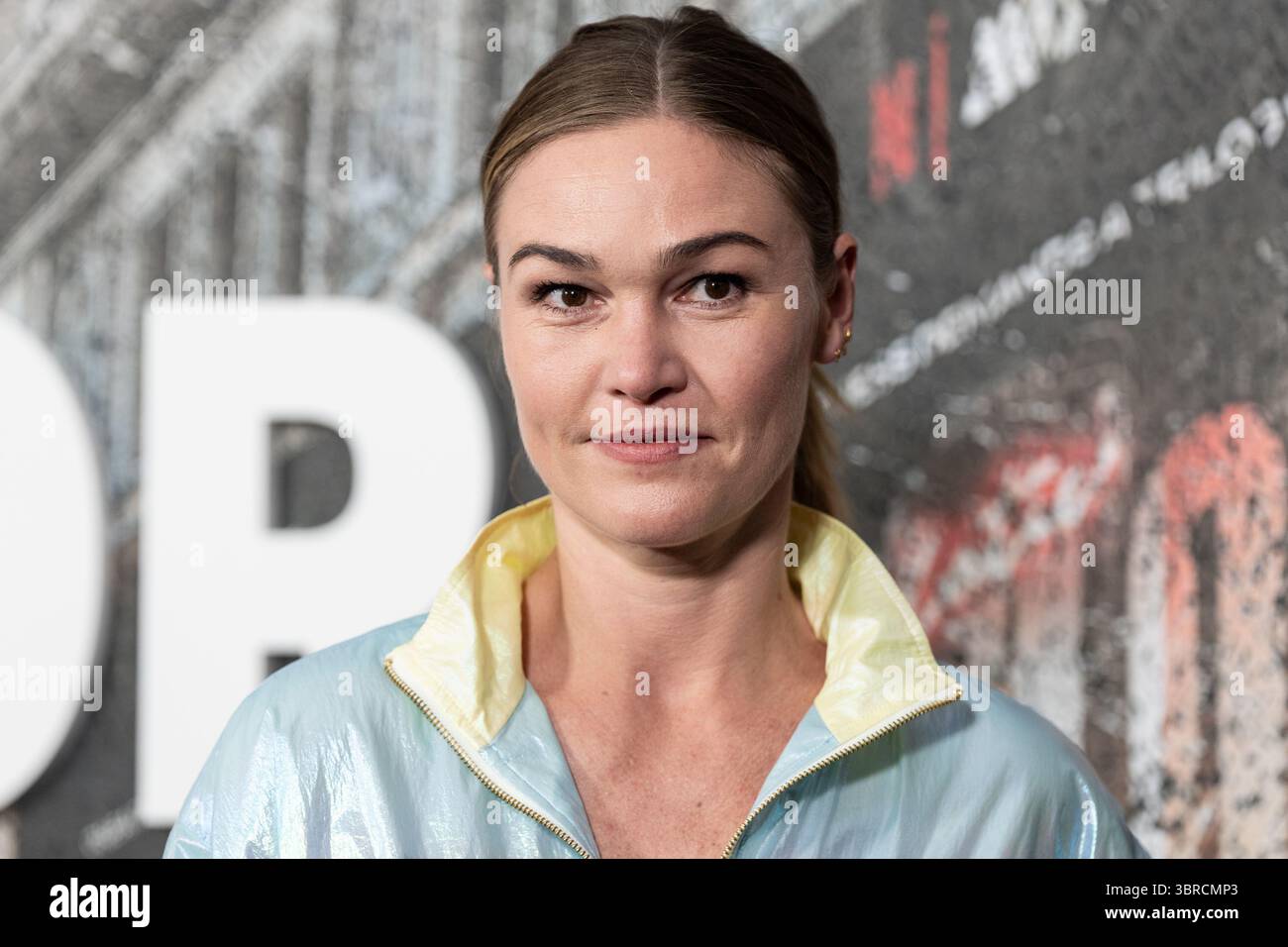 Julia Stiles arrives for Katie Taylor vs Amanda Serrano 3 boxing bout ...