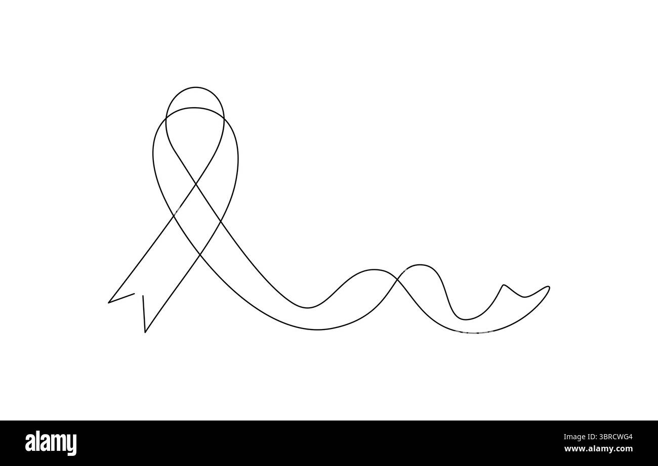 Awareness ribbon vector vectors Stock Vector Images - Alamy