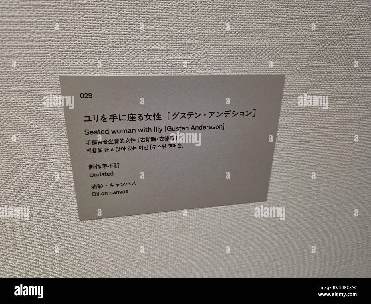 Walking Inside of Japanese Art Museum Tokyo Stock Photo - Alamy