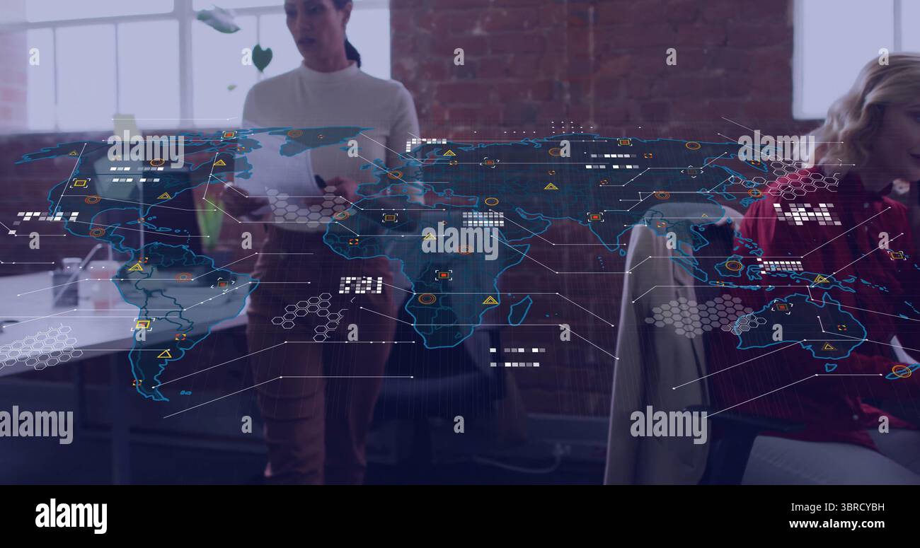 Two women reviewing documents hi-res stock photography and images - Alamy