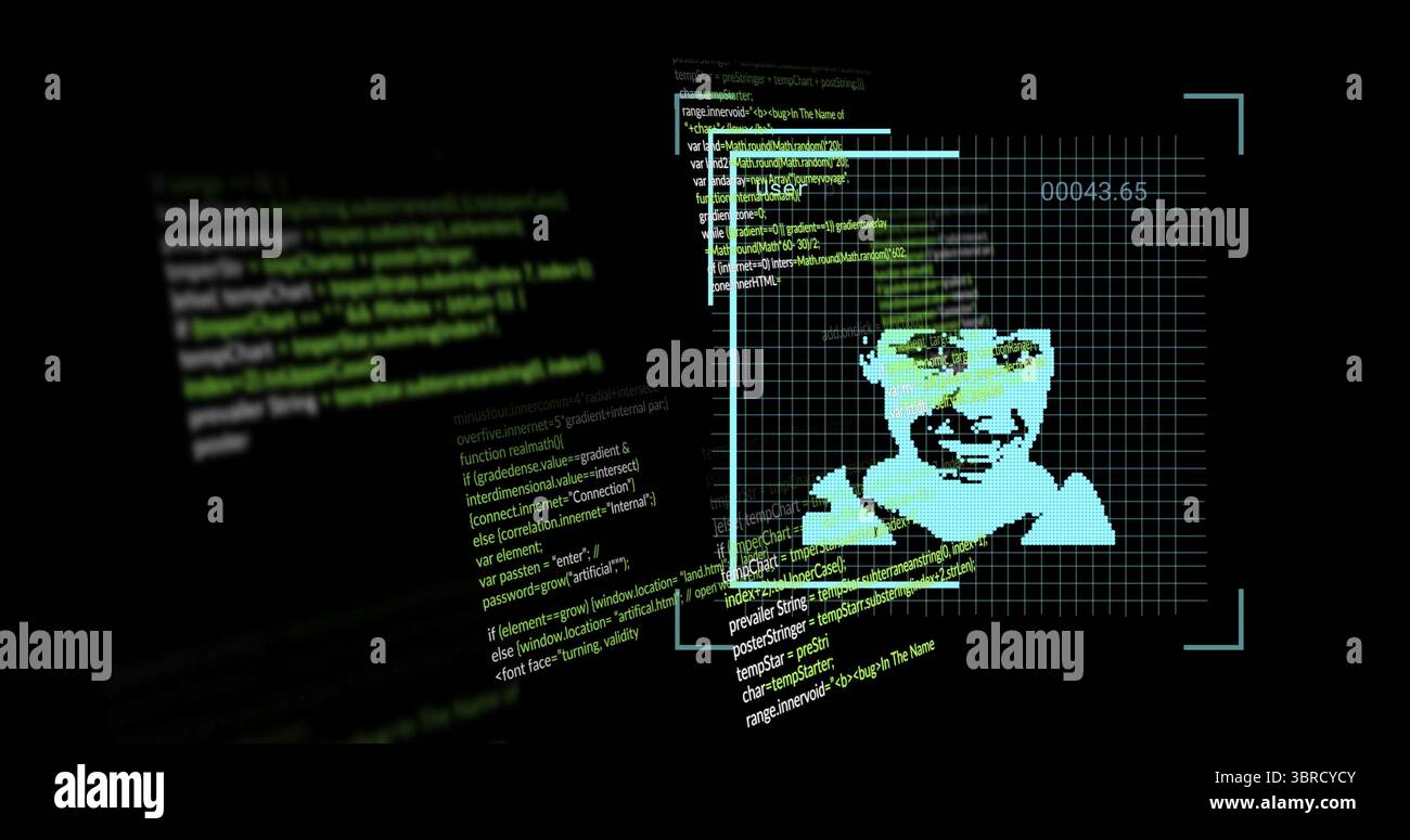 Transparent digital overlay showing cybercrime hi-res stock photography ...