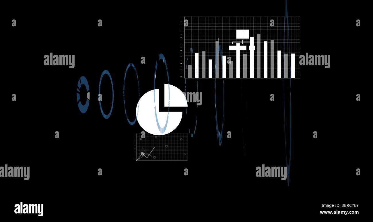 Displaying white pie chart on dashboard, with bar chart, line plot ...