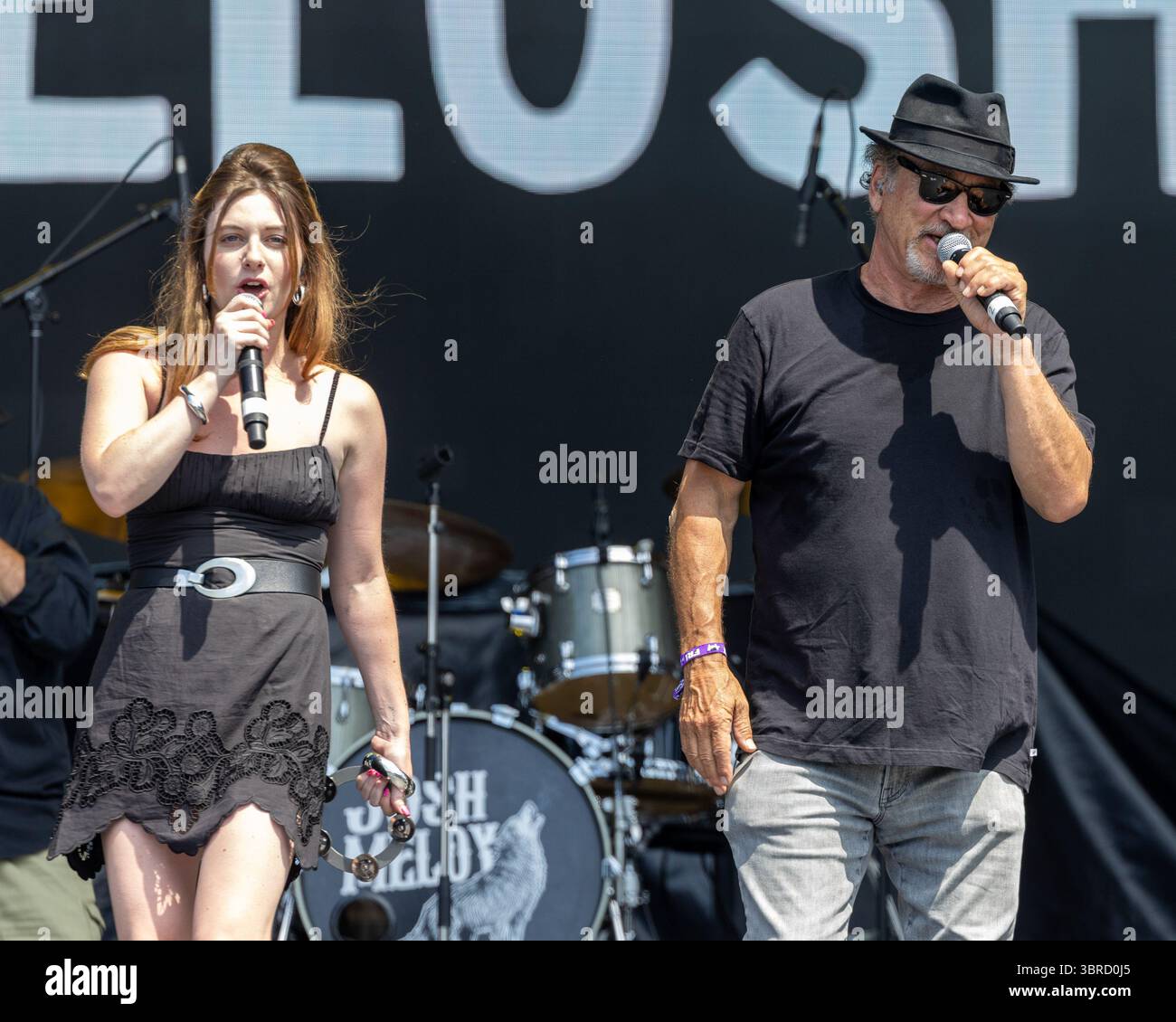 Chicago, USA. 11th July, 2025. Singer Jami Belushi and her father Jim ...
