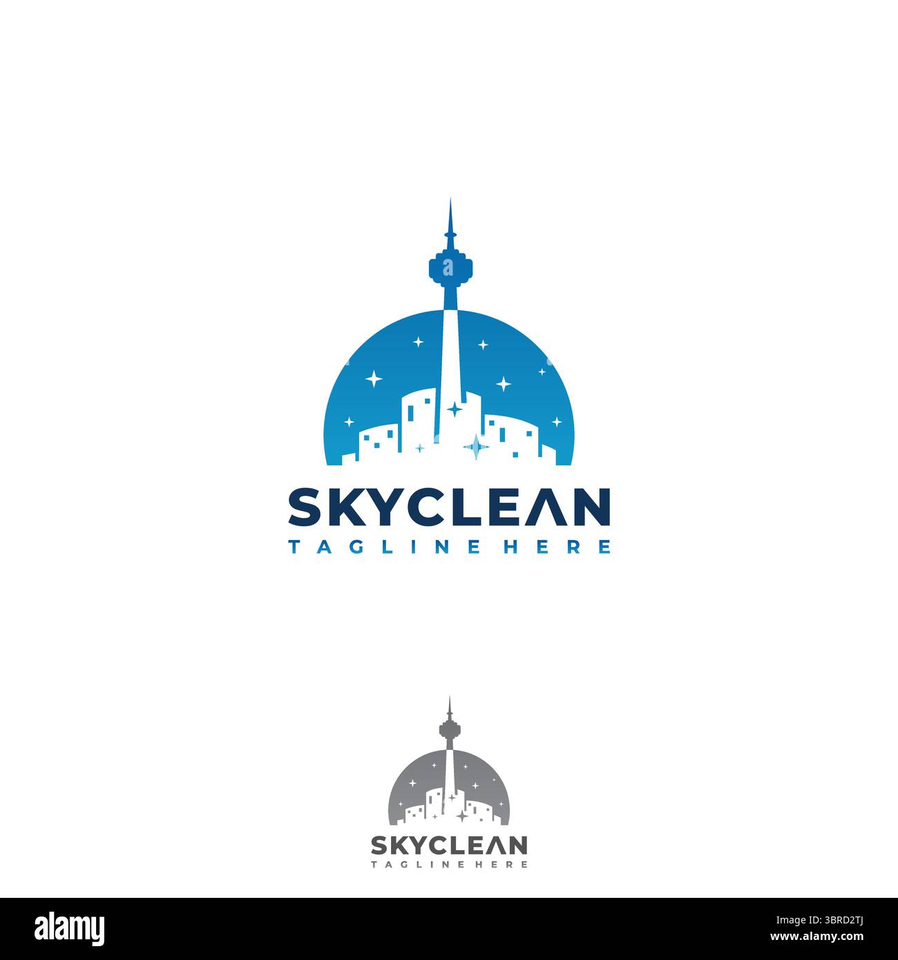 Cleaning tower Stock Vector Images - Alamy