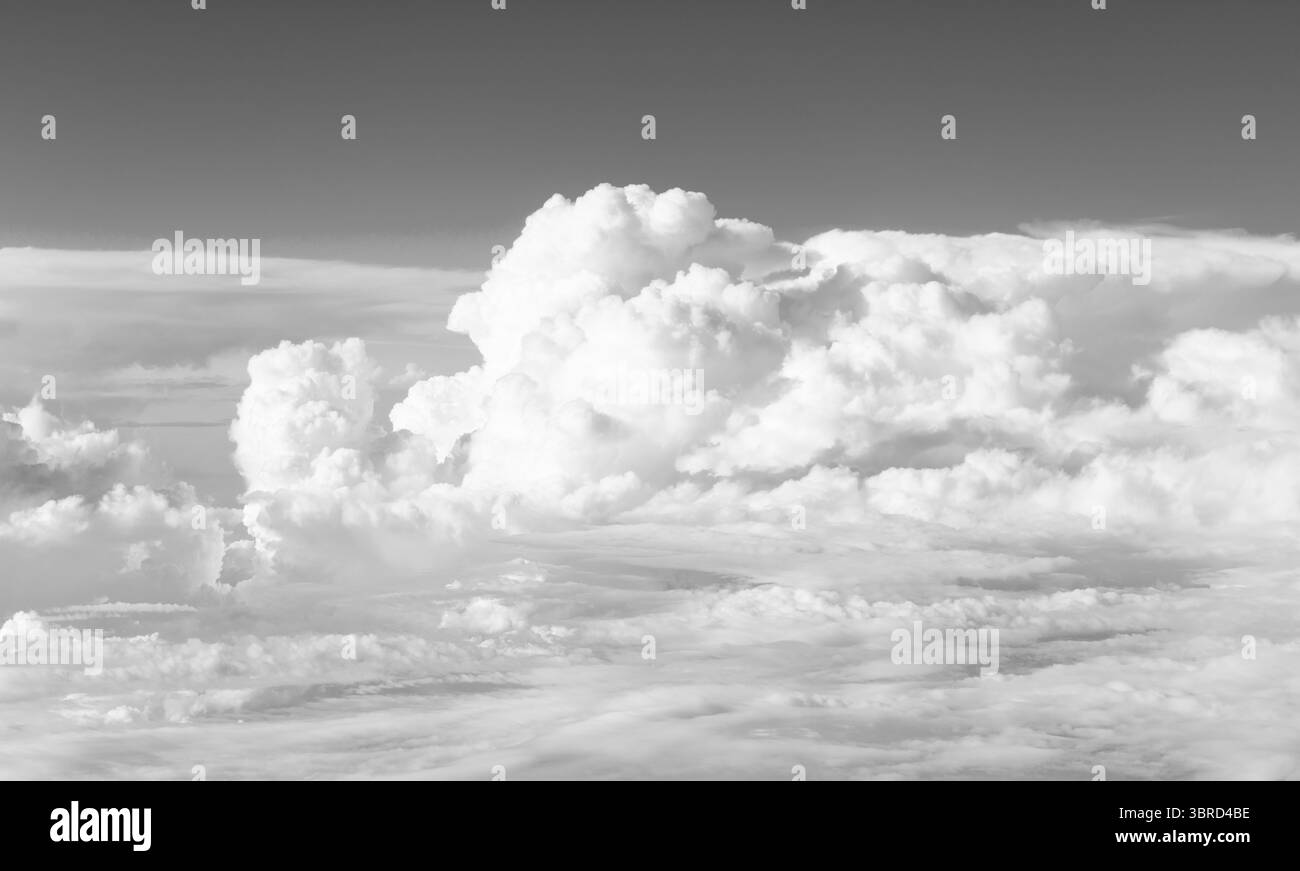 Azure sky backdrop Black and White Stock Photos & Images - Alamy