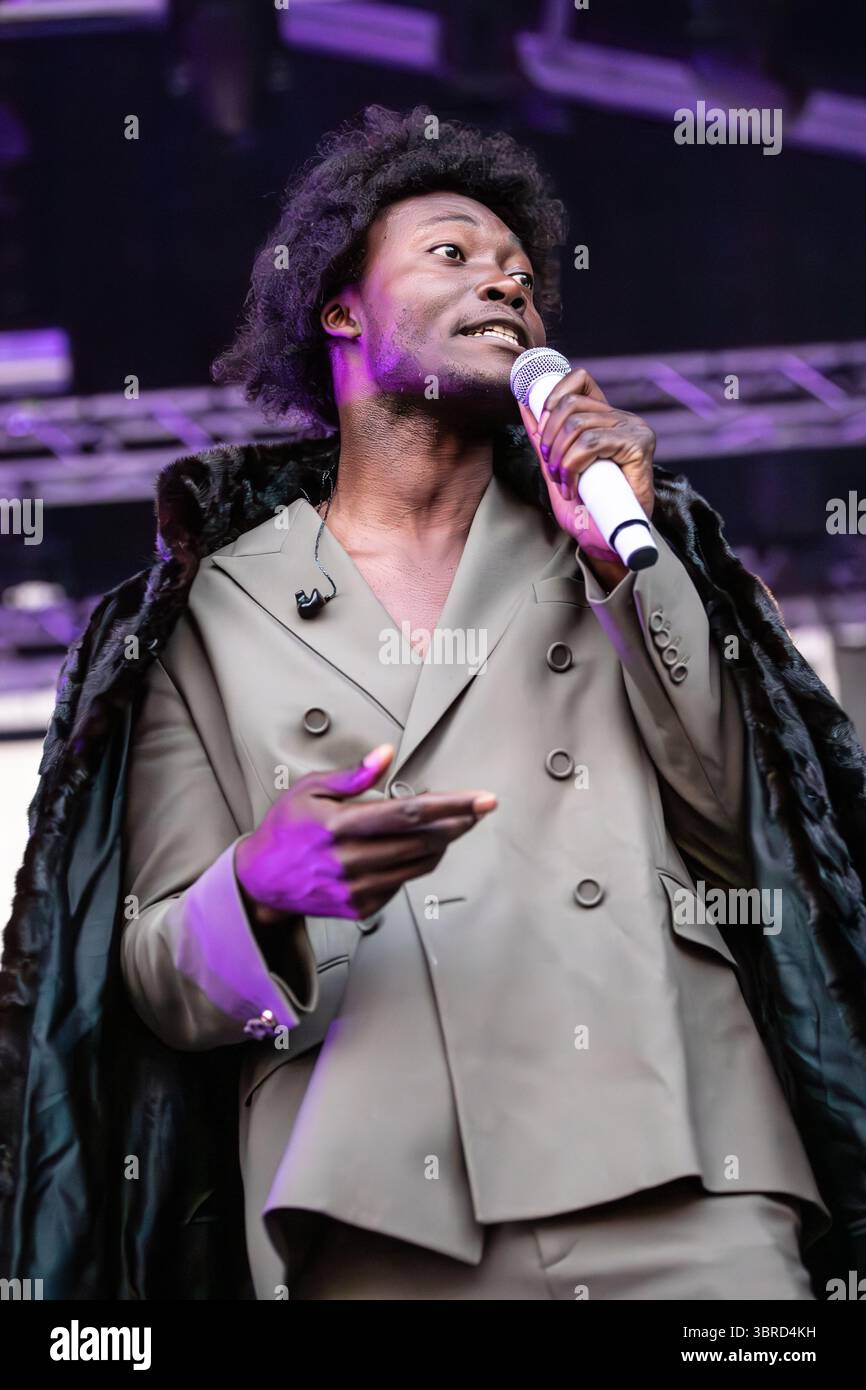 Milan Italy. 10th jul 2025. The English musician BENJAMIN CLEMENTINE ...