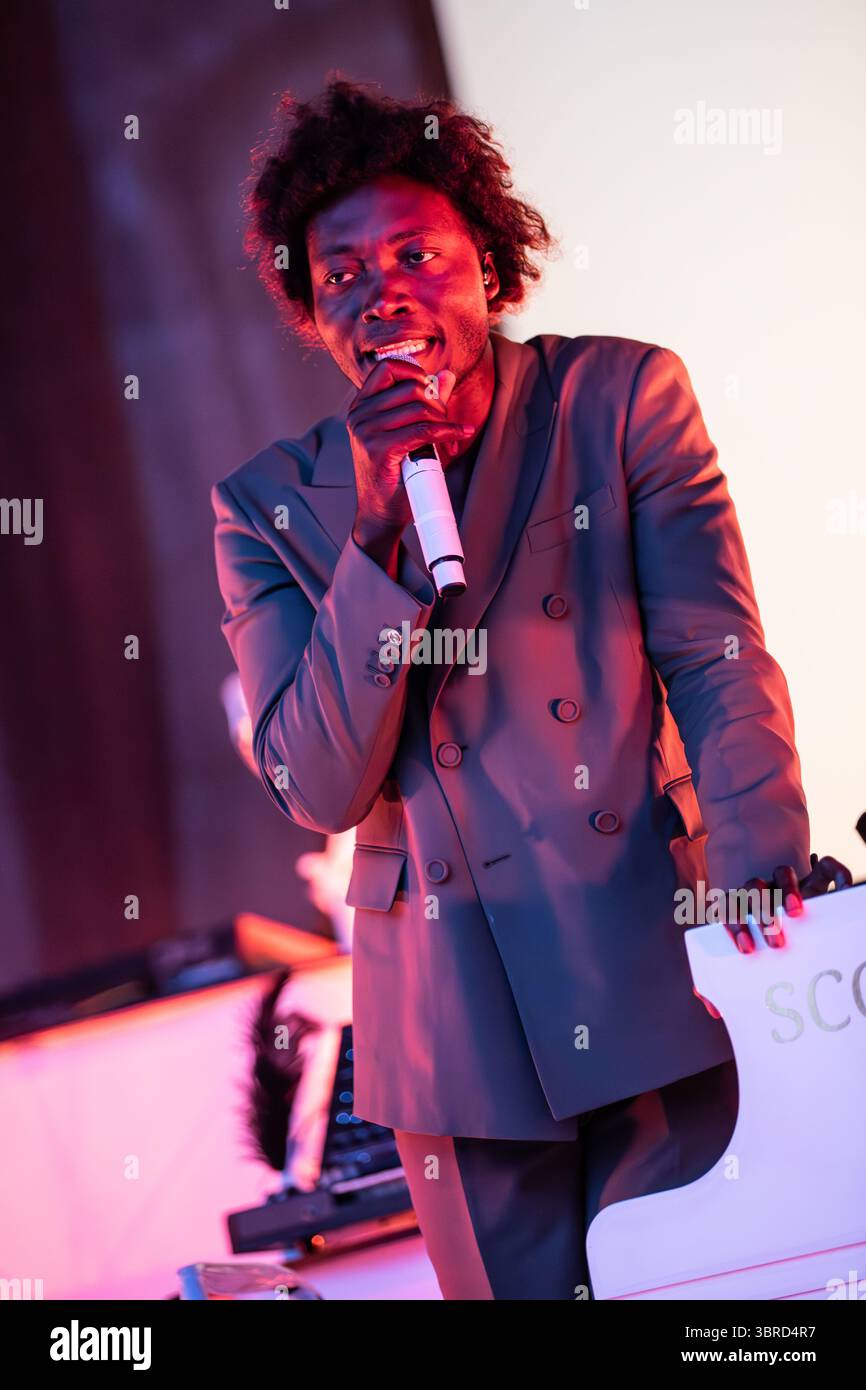 Milan Italy. 10th jul 2025. The English musician BENJAMIN CLEMENTINE ...