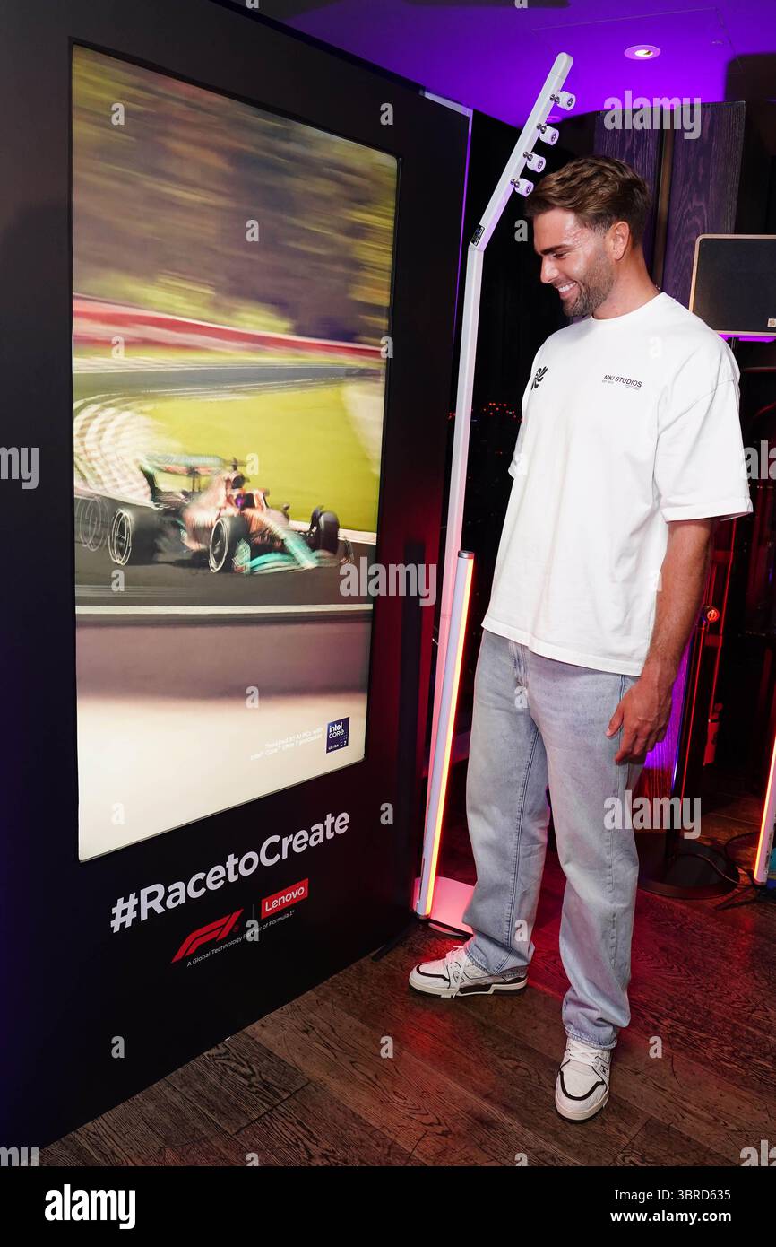 EDITORIAL USE ONLY Tom Clare attends the Lenovo and Formula 1 'Race to ...