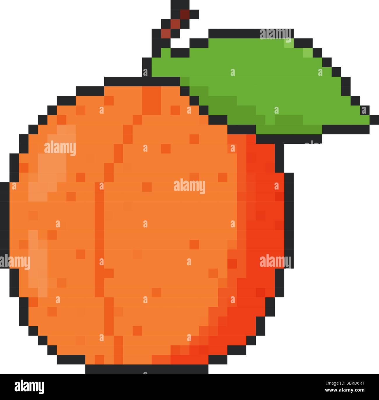 8 bit peach icon. Pixel art object. Retro 80s,90s video game graphics ...