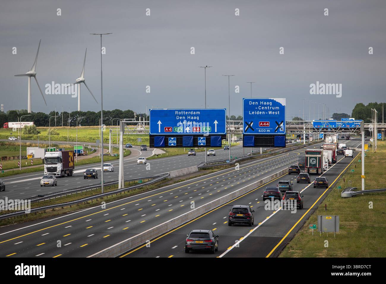 AMSTERDAM - Work on the A4 motorway. The A4 and the Second Coentunnel ...