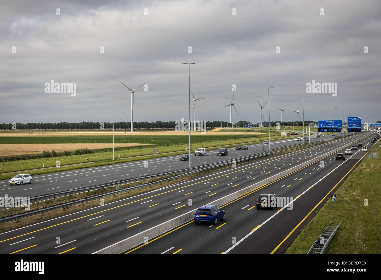 AMSTERDAM - Work on the A4 motorway. The A4 and the Second Coentunnel ...