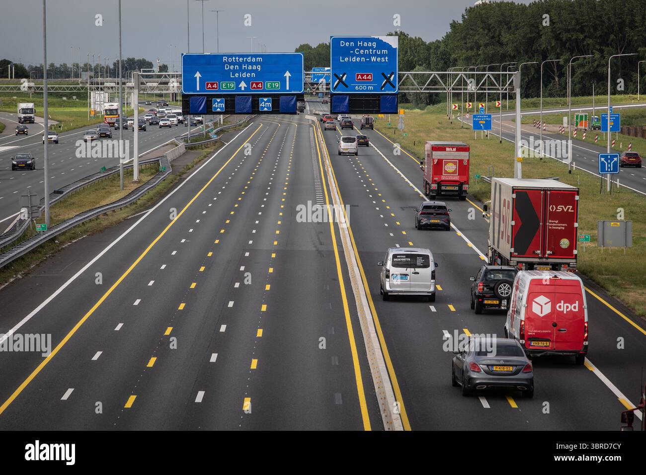 AMSTERDAM - Work on the A4 motorway. The A4 and the Second Coentunnel ...