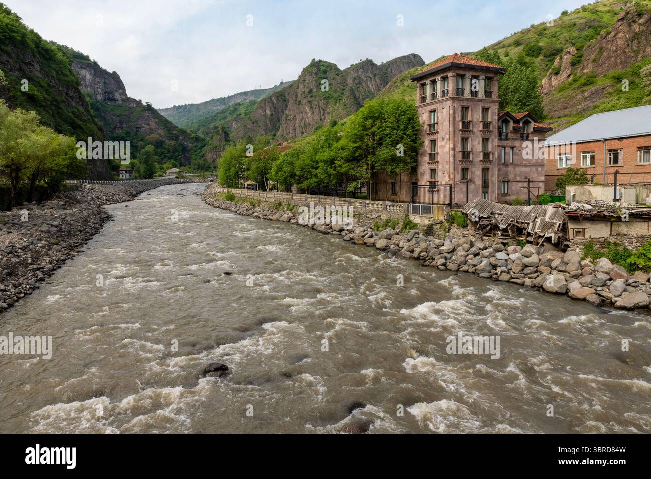 The Debed river carves a dramatic canyon through northern Armenia's ...