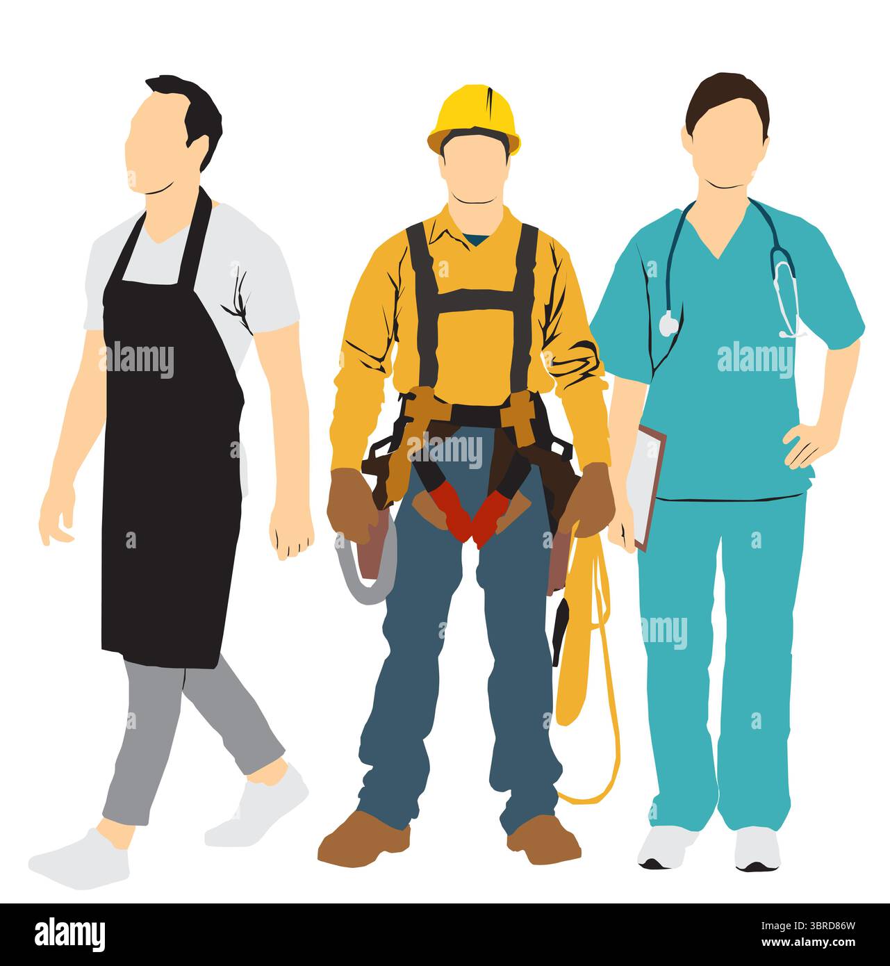 Occupational health and safety officer Stock Vector Images - Alamy