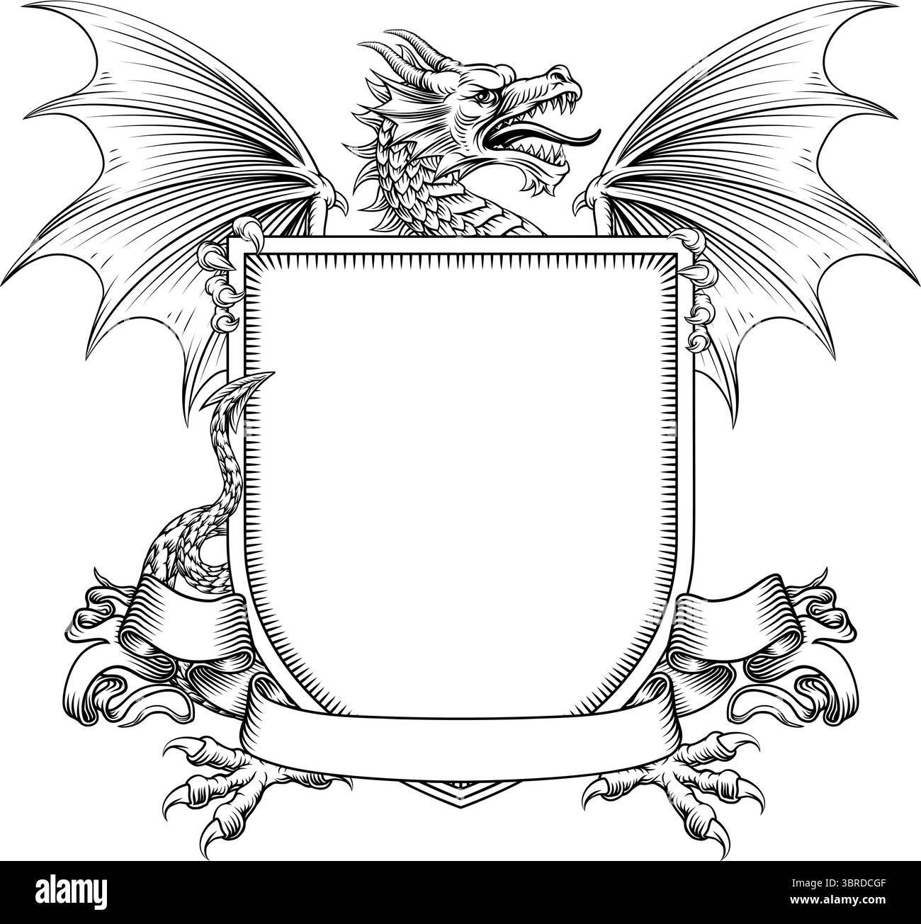 Royal crest clipart Black and White Stock Photos & Images - Alamy