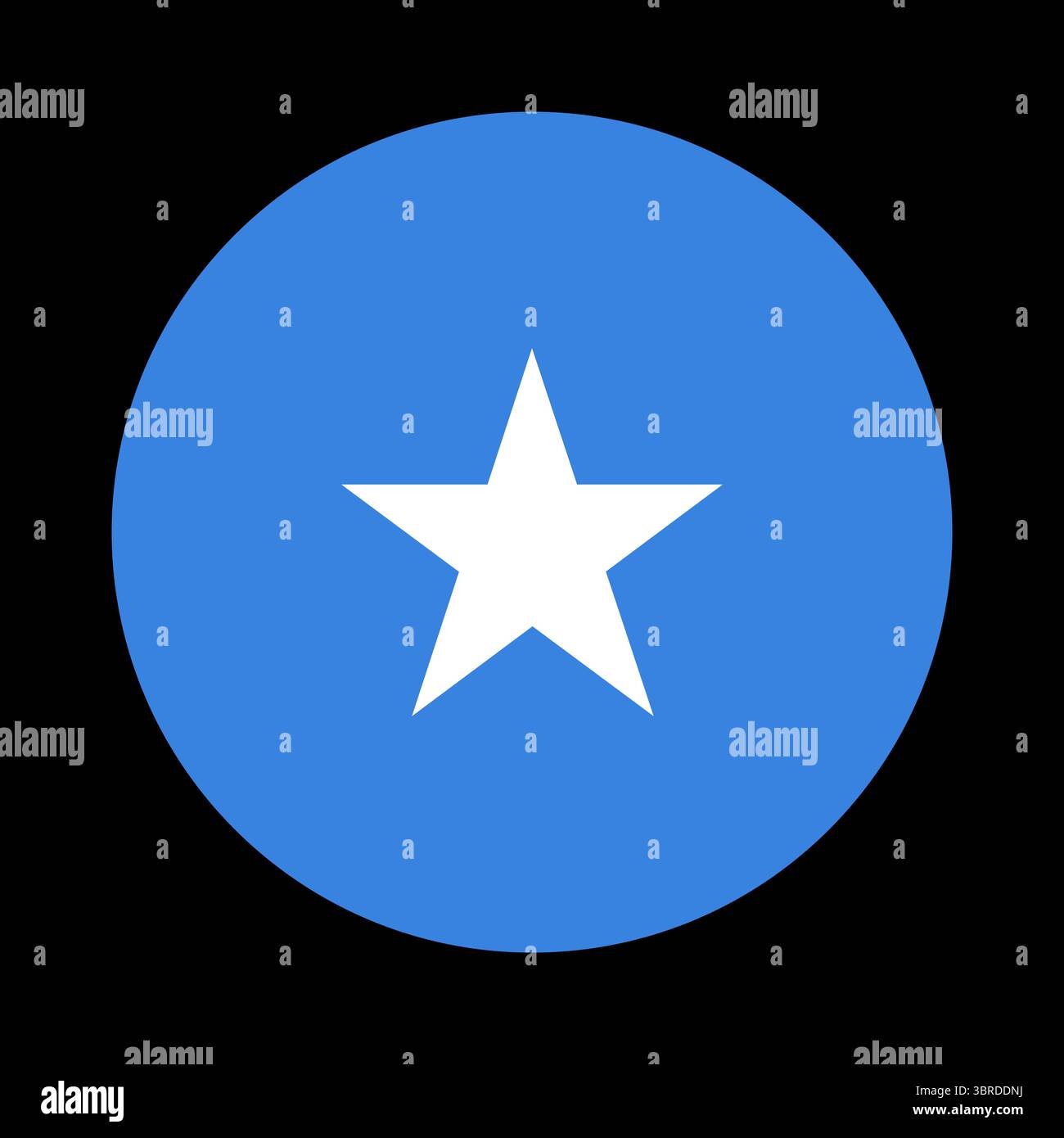 Somalia round flag vector. Official colors. Symbol of patriotism and ...